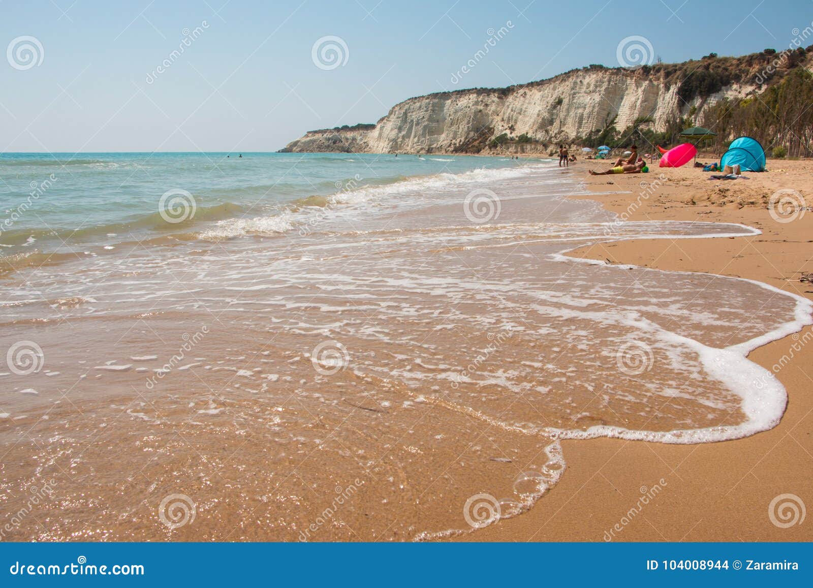 Eraclea Minoa editorial stock image. Image of beach - 104008944