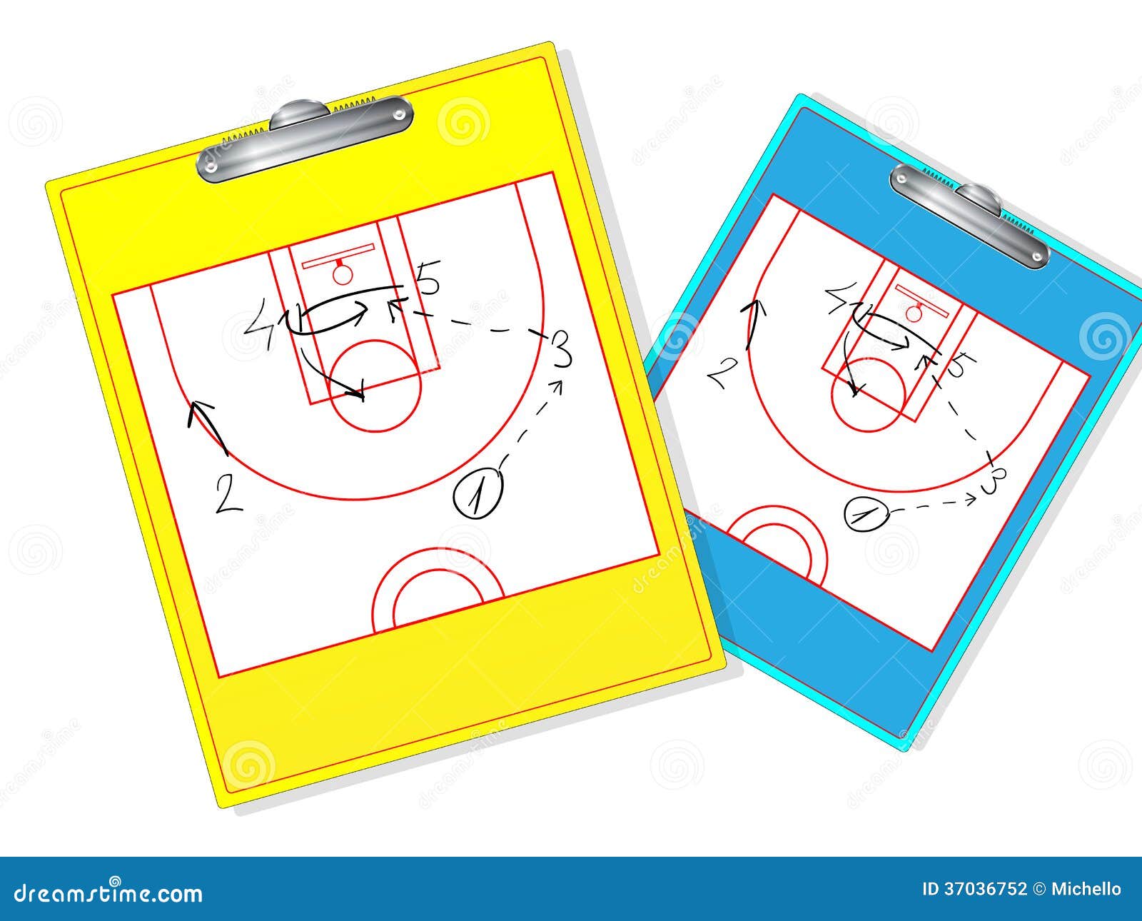 Erasable Basketball Coach Board Stock Vector - Illustration of erase ...