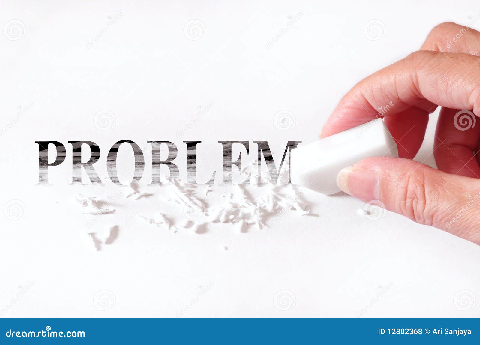 Erase your problem stock photo. Image of remove, trouble - 12802368