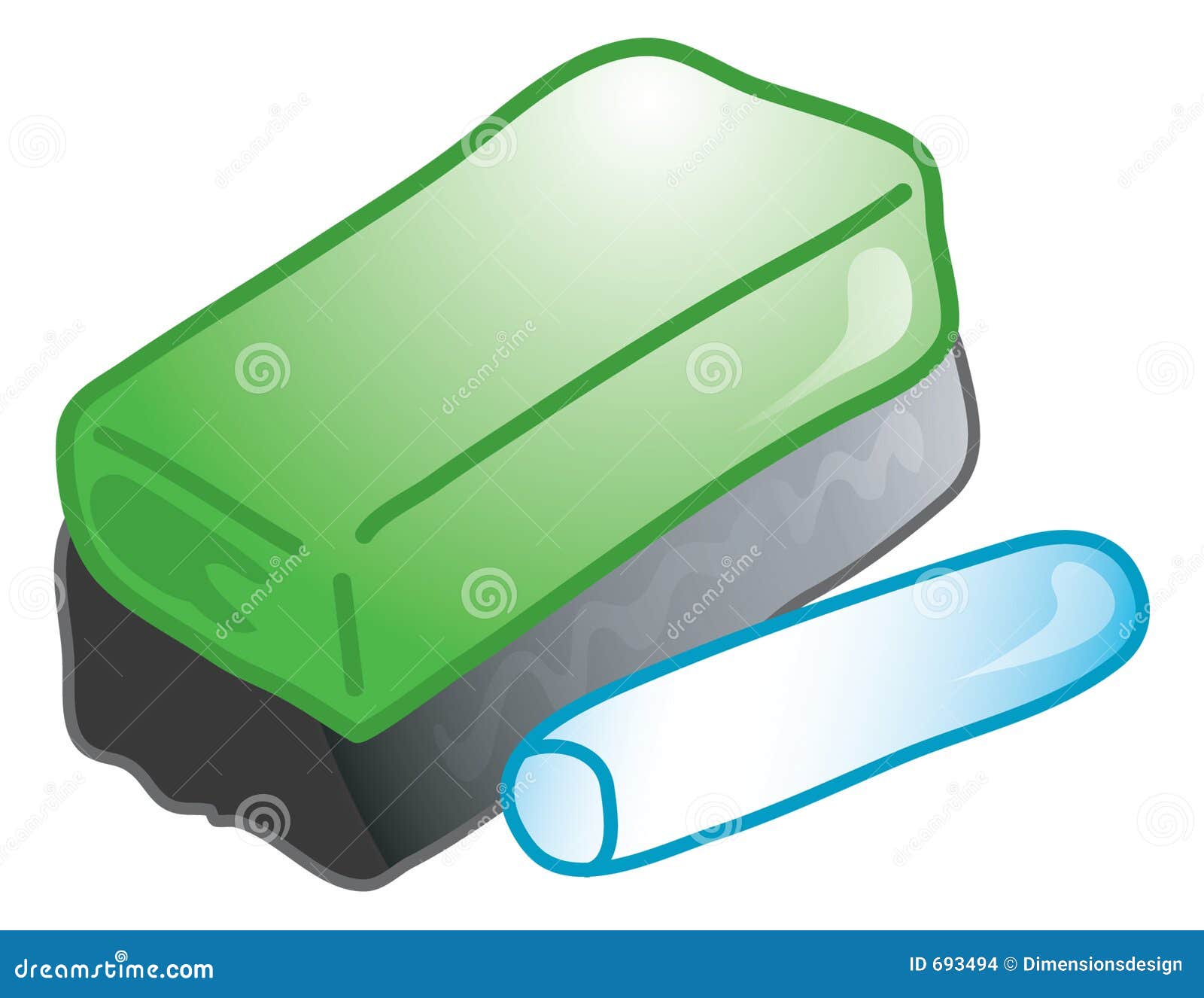 Eraser_chalk icon stock vector. Illustration of bullet - 693494