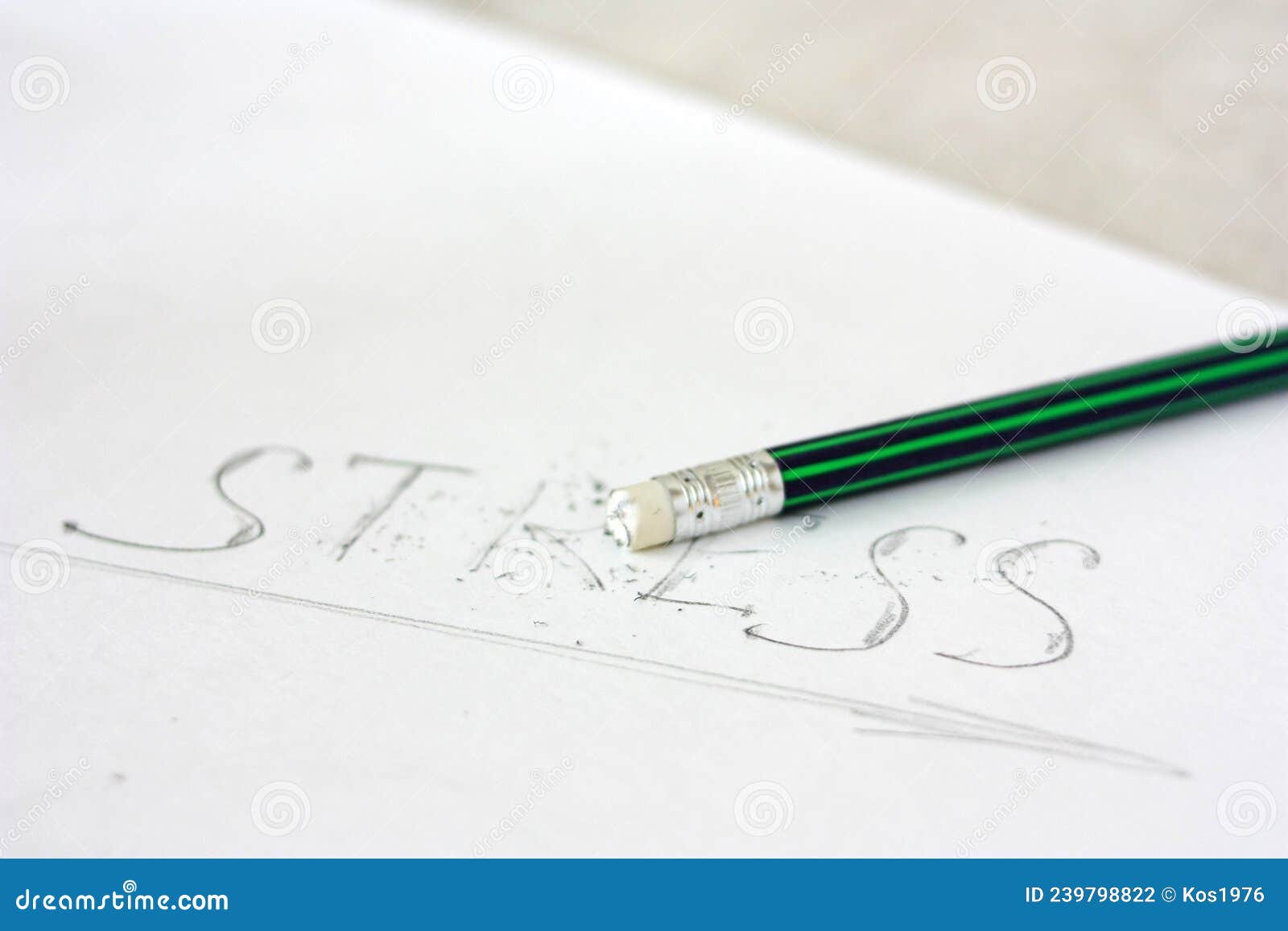 Eraser Erases Drawn Heart On The Paper. Stock Photo | CartoonDealer.com ...