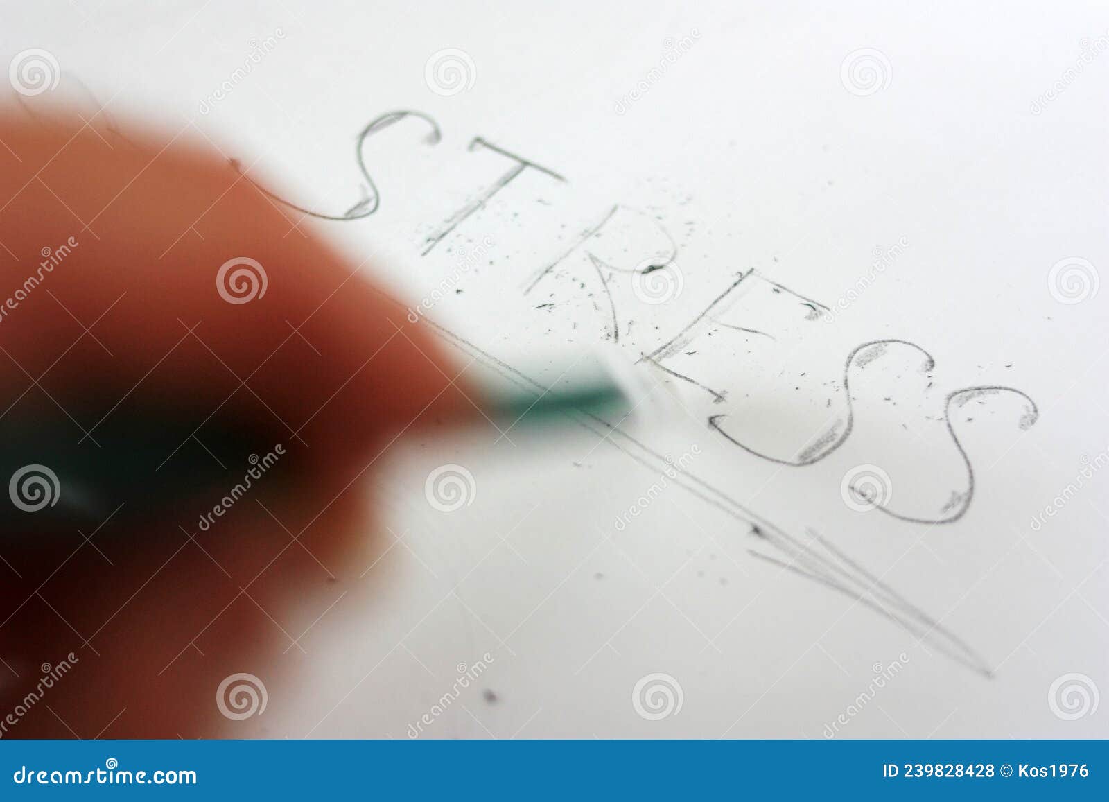 Eraser Erases Drawn Heart On The Paper. Stock Photo | CartoonDealer.com ...
