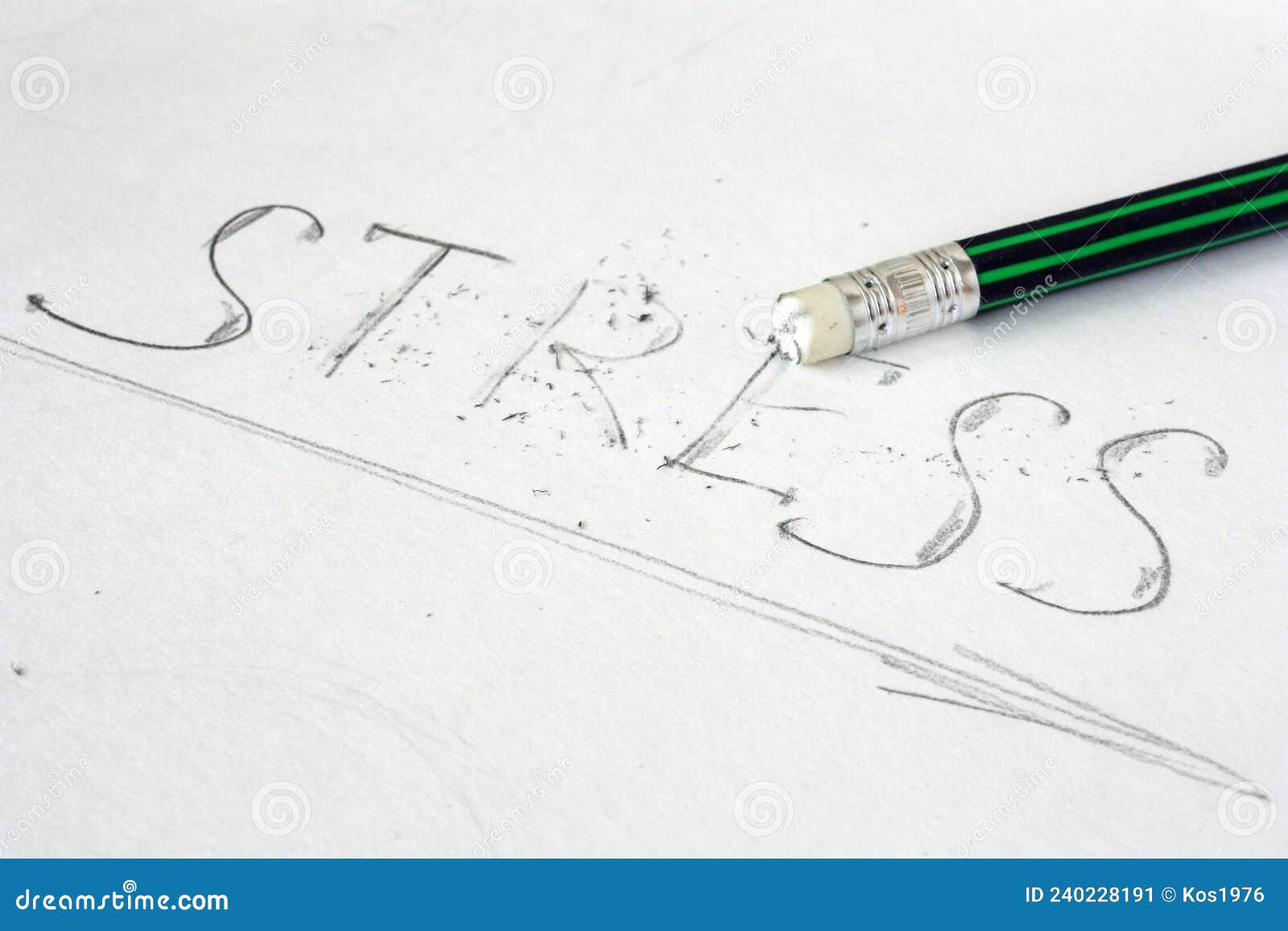 Eraser Erases Drawn Heart On The Paper. Stock Photo | CartoonDealer.com ...