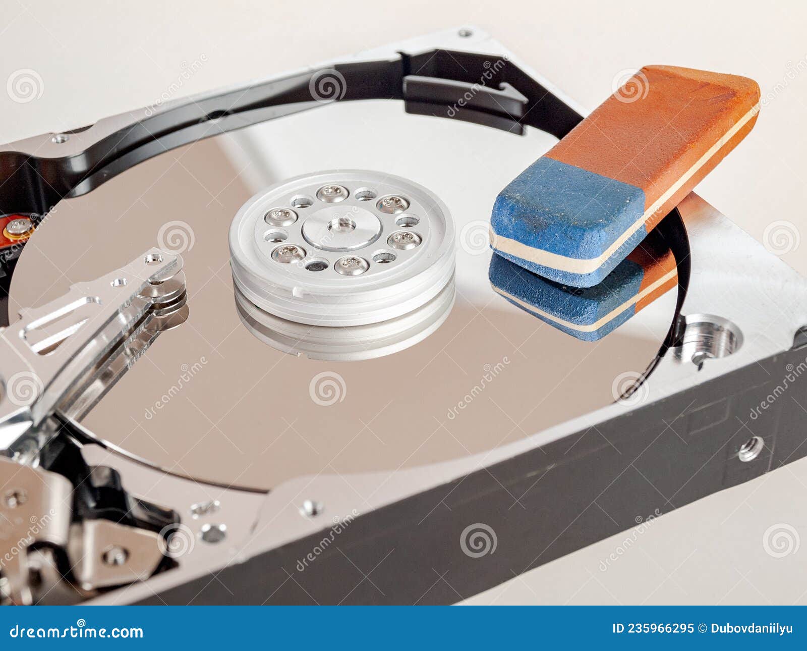 Eraser for Erasing Against the Background of the Hard Disk of the Data ...