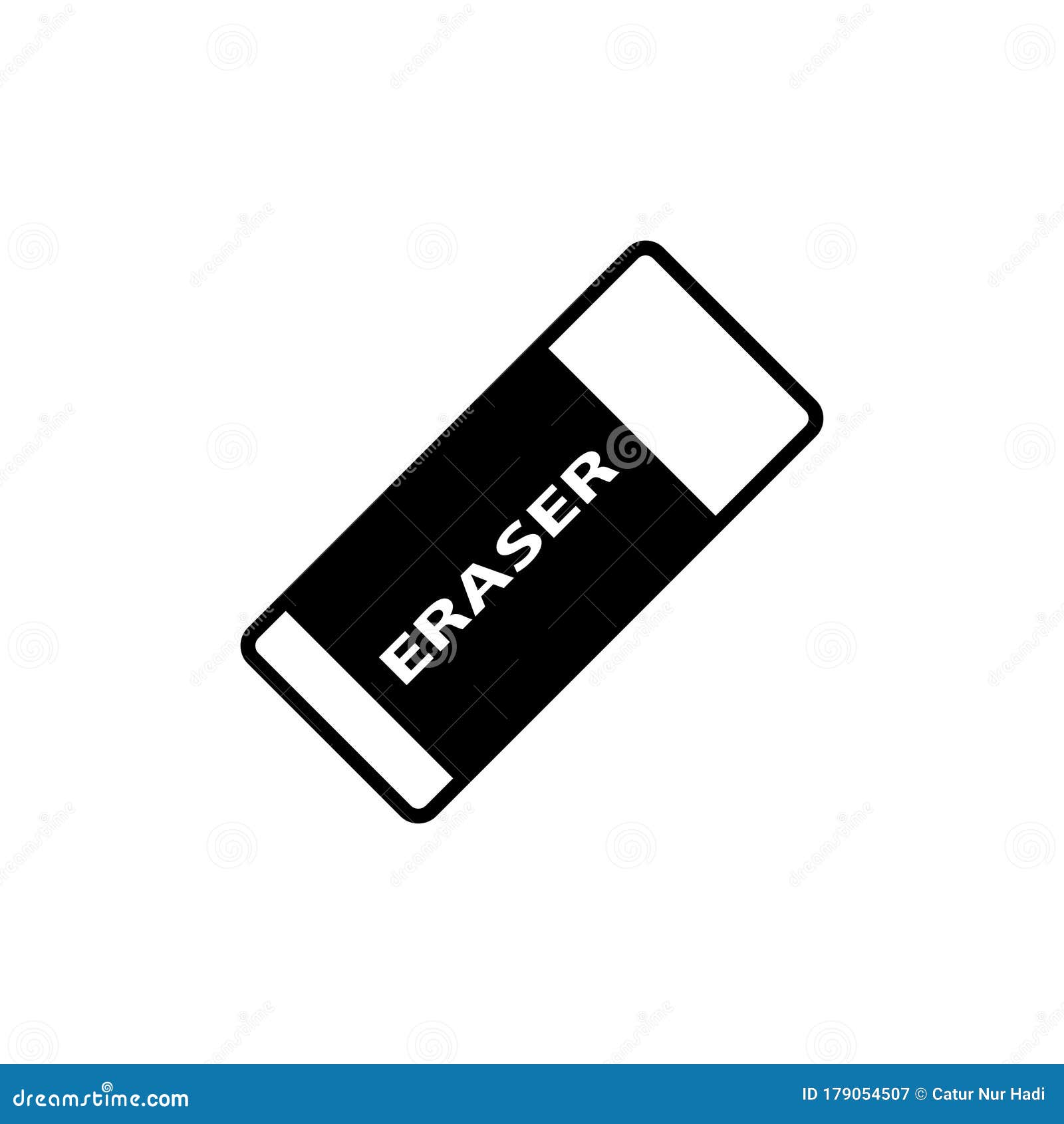 Eraser Icon Flat Vector Template Design Trendy Stock Vector ...
