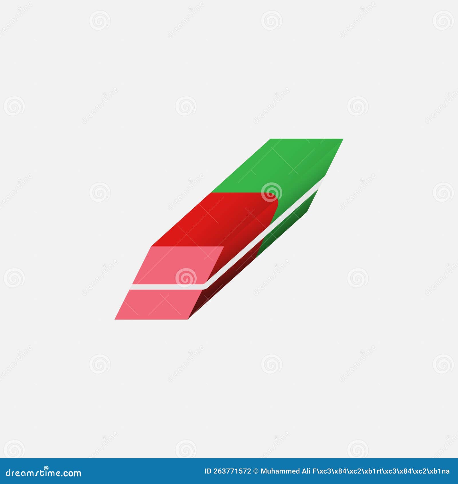 Eraser Icon. Office Concept. - Vector Stock Vector - Illustration of ...