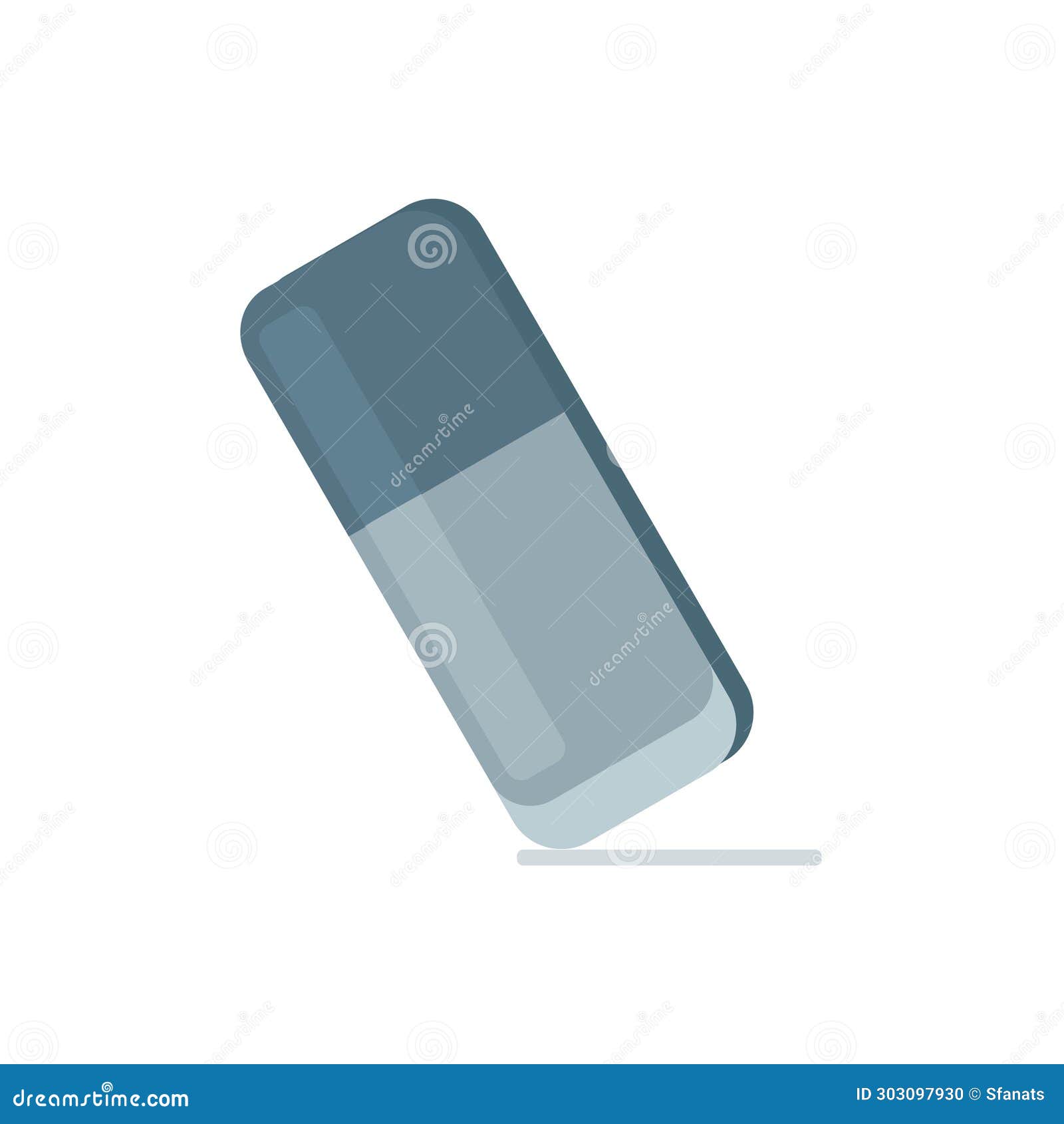 Eraser Icon Vector Illustration Stock Vector - Illustration of college ...