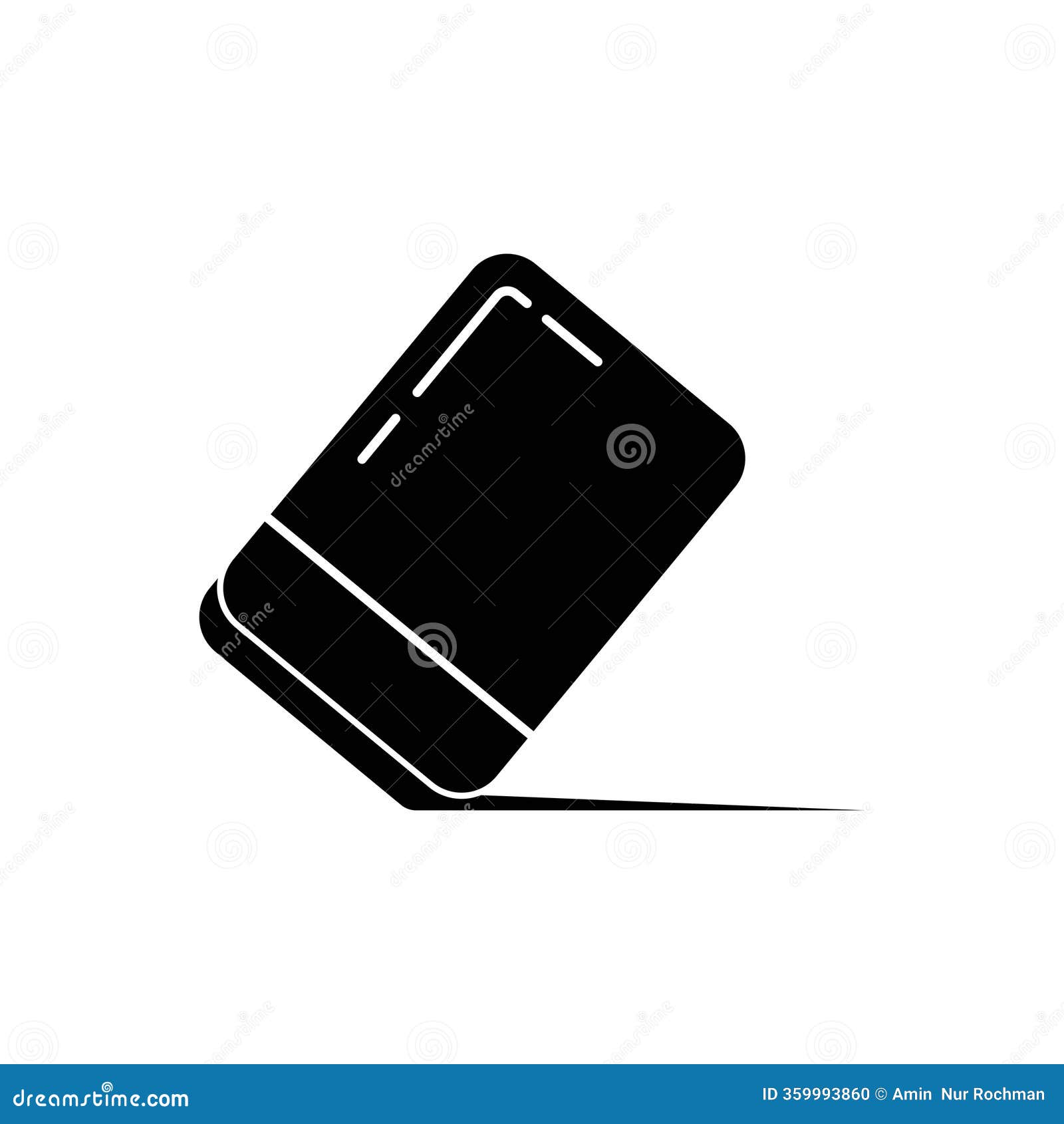 Eraser Icon Vector Template Design Stock Illustration - Illustration of ...