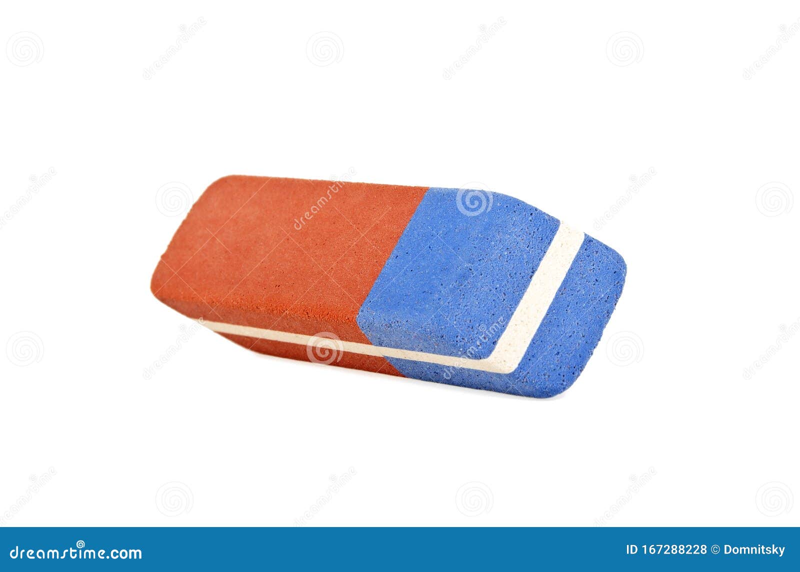Eraser Isolated on a White Background Stock Photo - Image of rubber ...