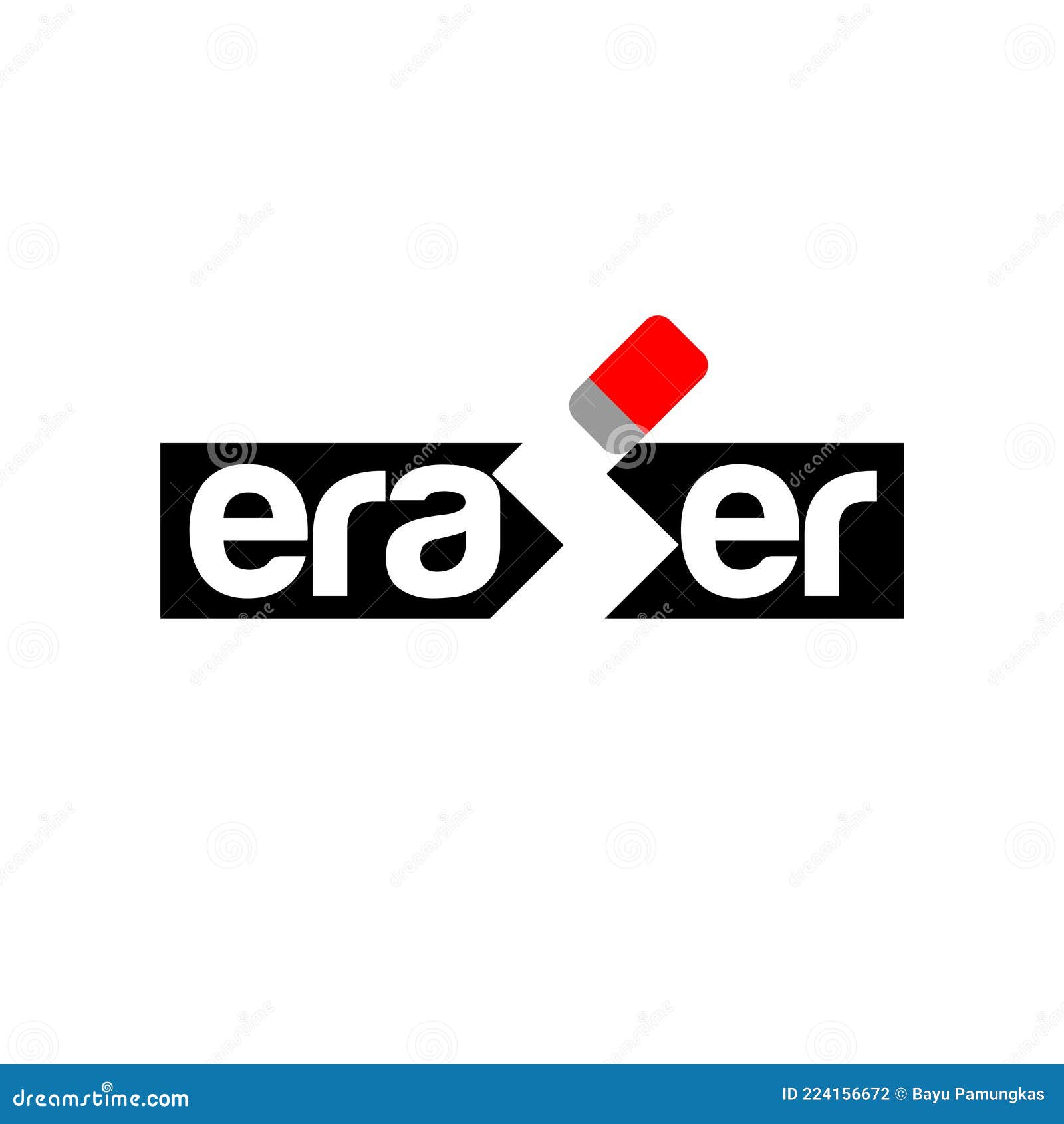Eraser Logotype Vector Element. Eraser Logo Template Stock Vector ...