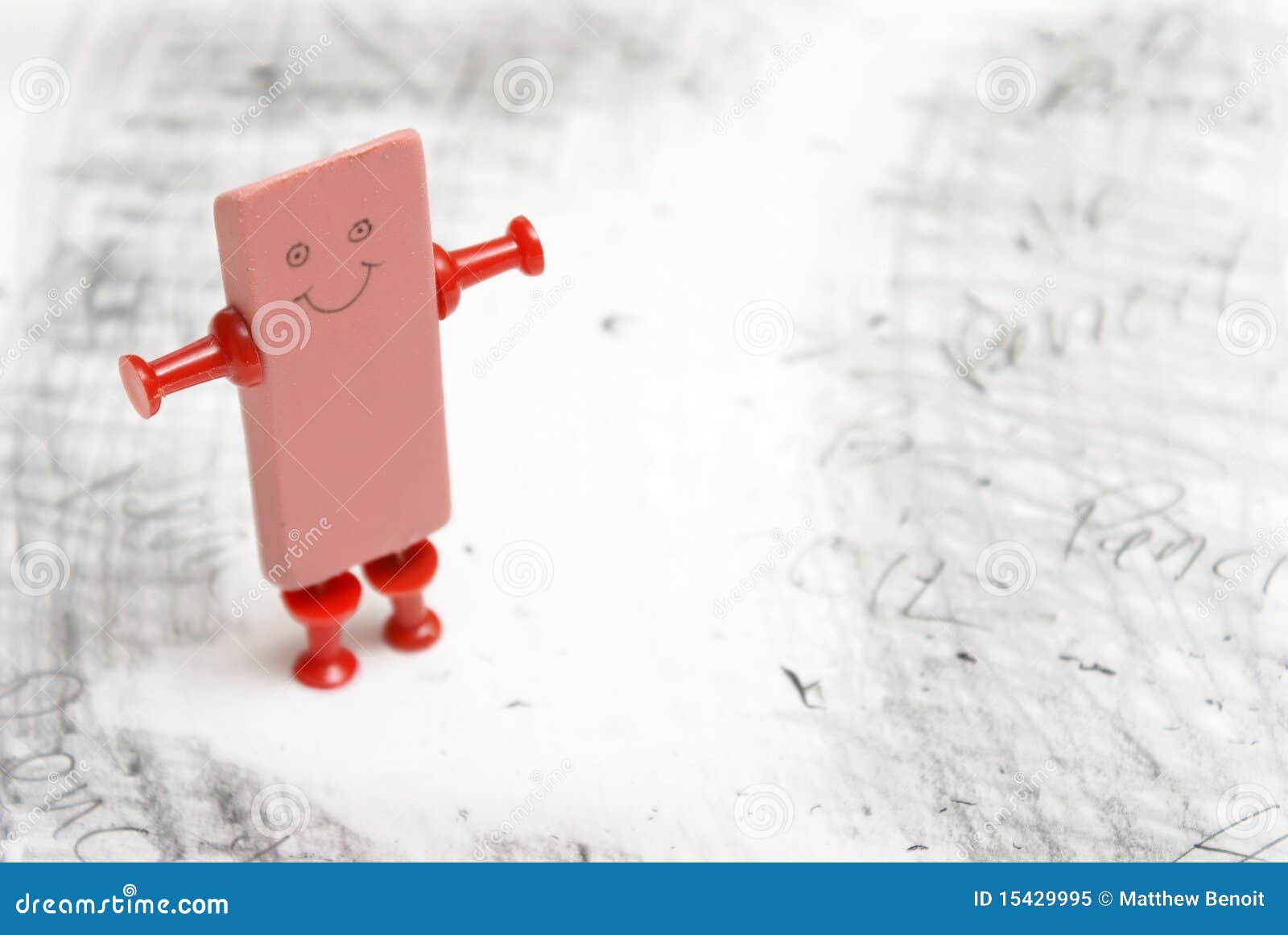 Eraser Man stock image. Image of person, marking, body - 15429995