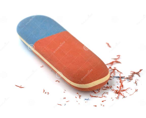 Eraser stock image. Image of diagonal, corrected, isolated - 30505655