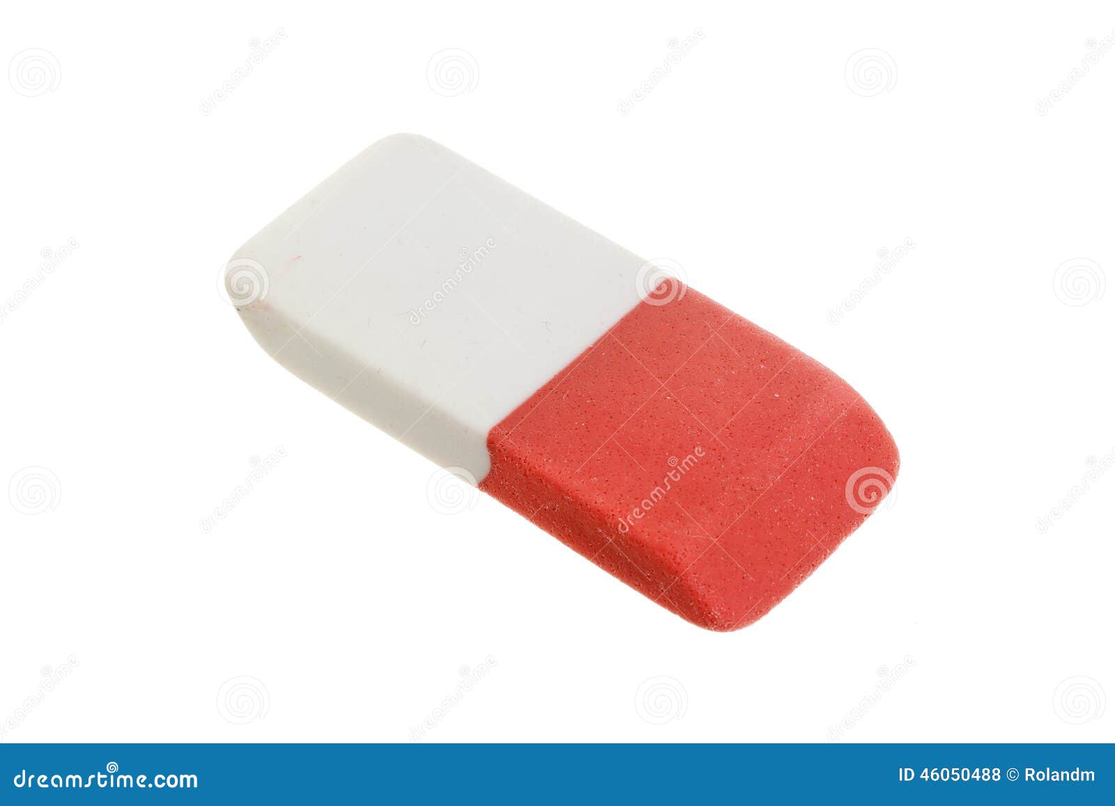 Eraser stock photo. Image of rubber, colored, white, isolated - 46050488