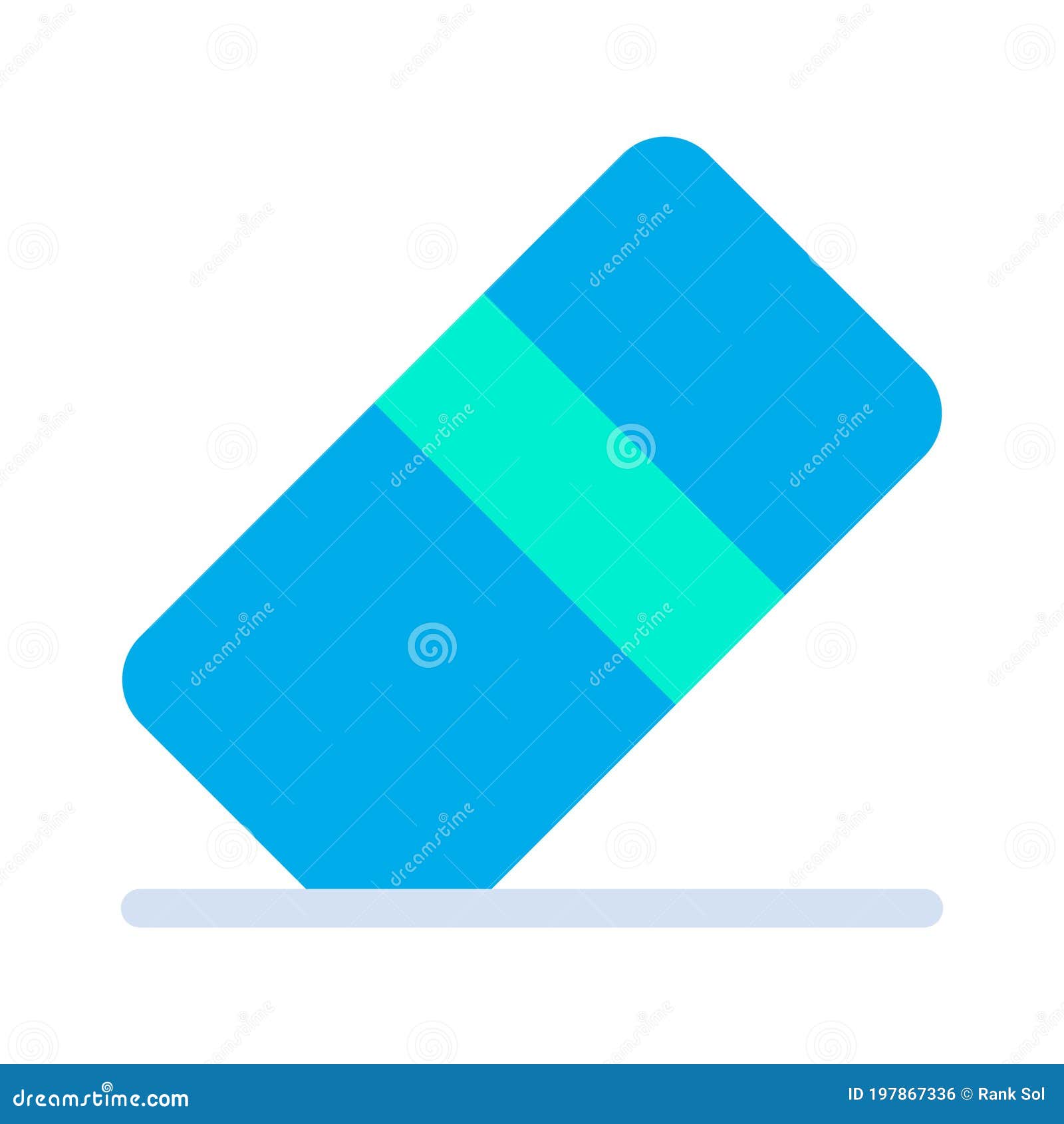 Eraser, Rubber, Clear, Erase Fully Editable Vector Icon Stock Vector ...