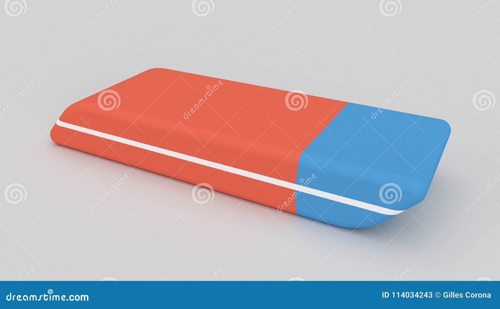 Eraser stock illustration. Illustration of schoolchildren - 114034243