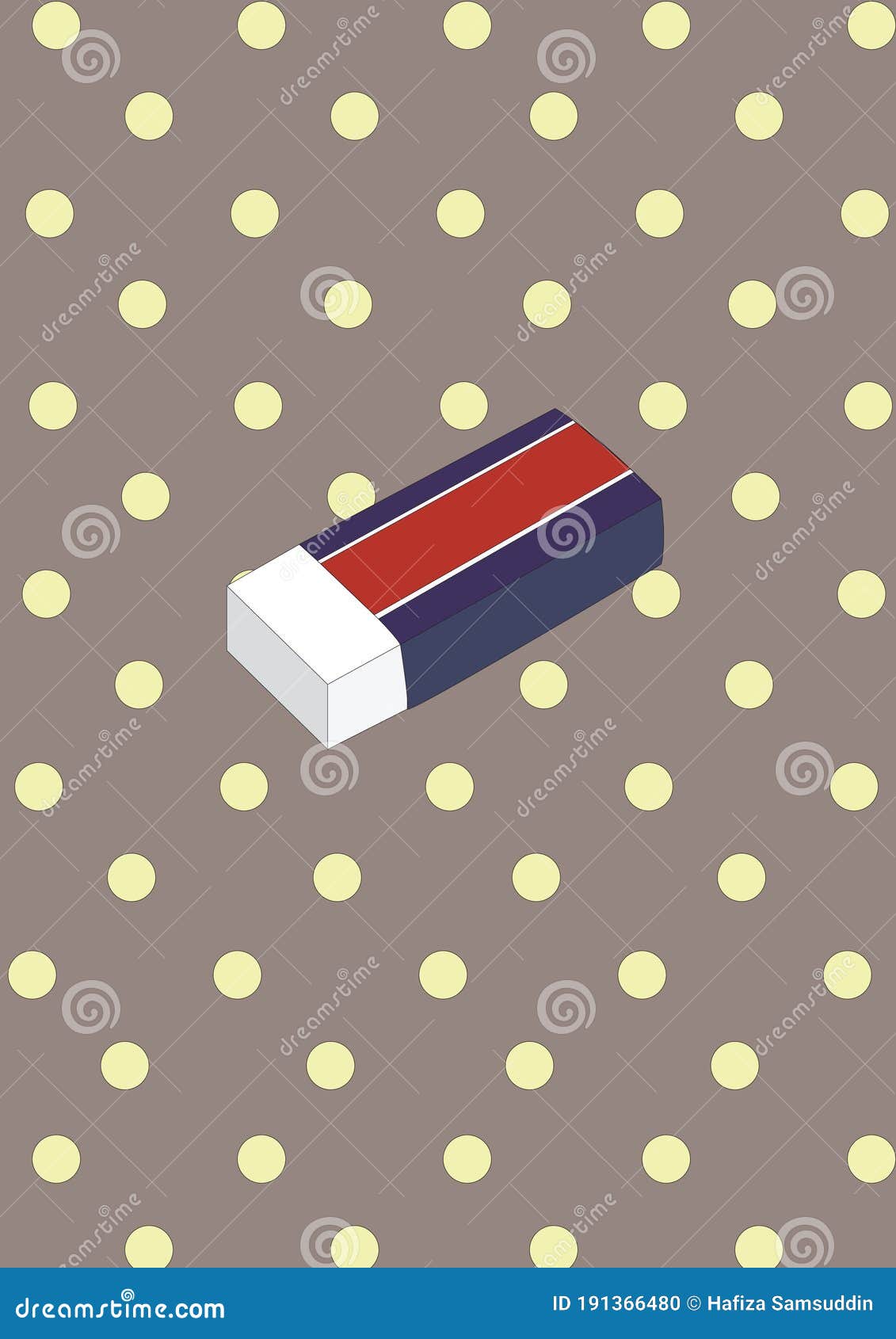 Eraser. Vector Illustration Decorative Design Stock Vector ...