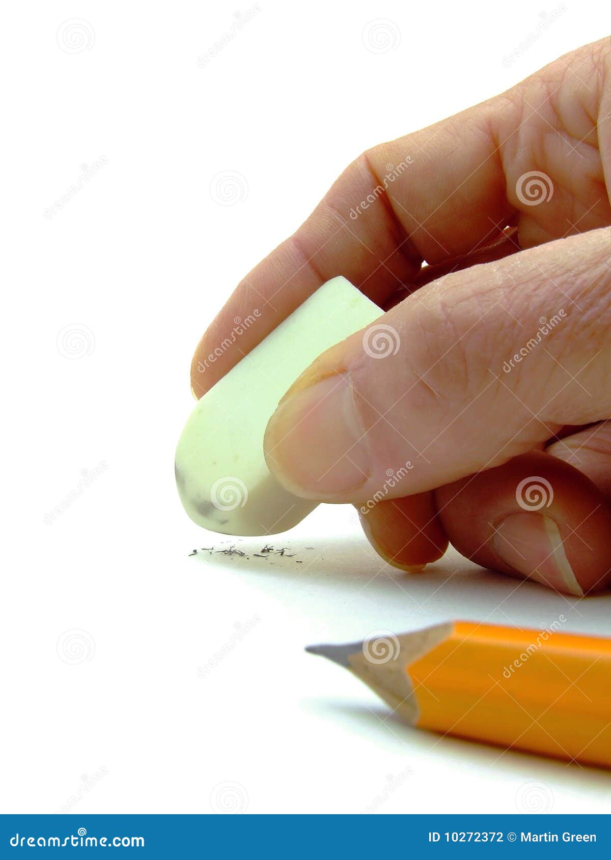 Erasing stock photo. Image of held, amendment, hand, erasing - 10272372