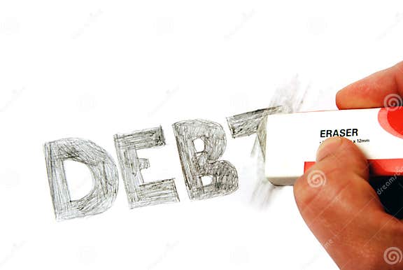 Erasing Debt stock photo. Image of change, office, object - 16167672