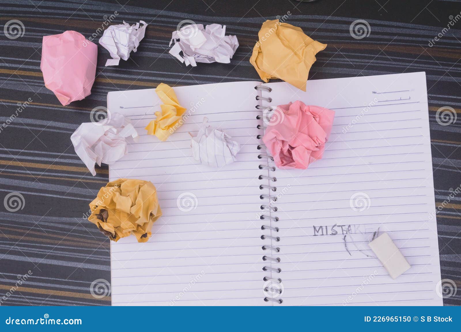 Erasing Mistake On Notepad. Learning, Wrong, Blooper, Regret Sayings ...