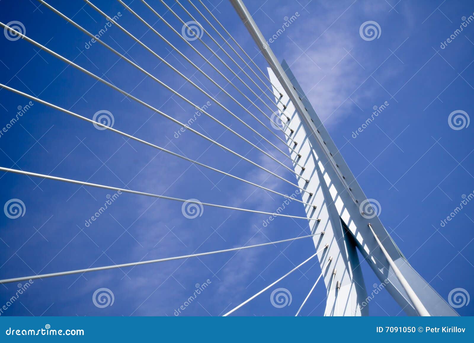 Erasmus Bridge. Details editorial image. Image of steel - 7091050
