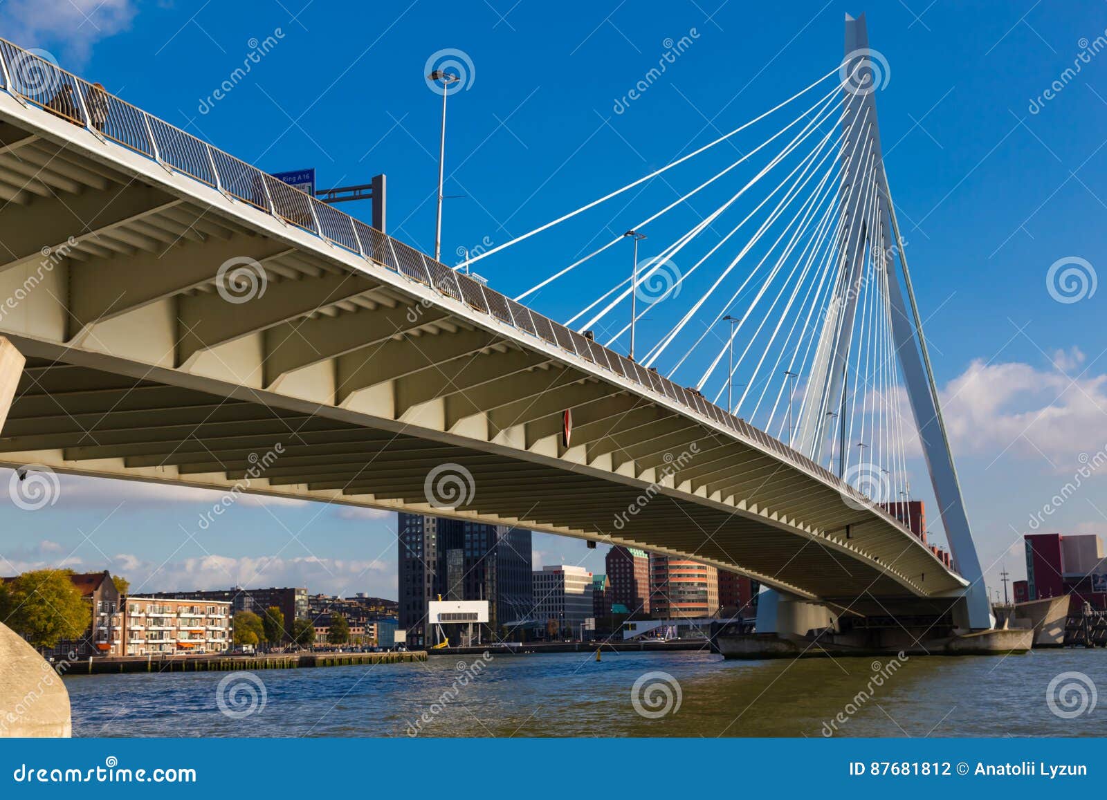 Erasmus Bridge. Rotterdam. Netherlands. Editorial Photography - Image ...