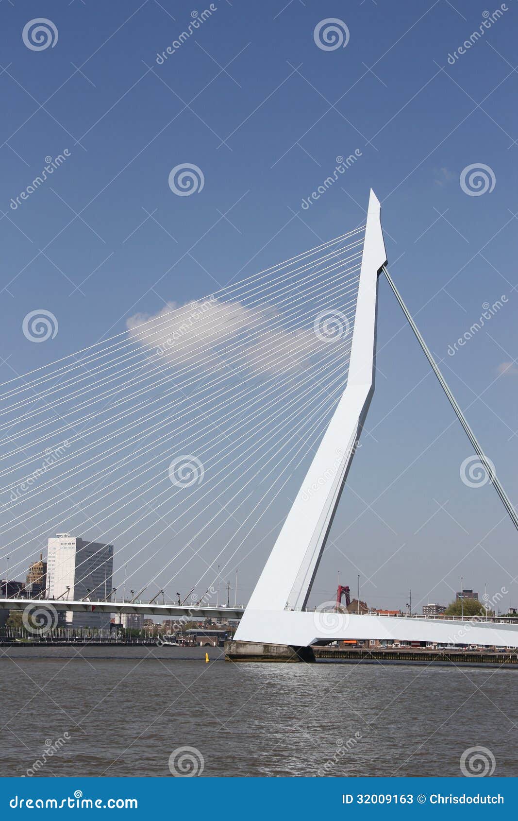 The Erasmusbrug editorial stock photo. Image of dutch - 32009163