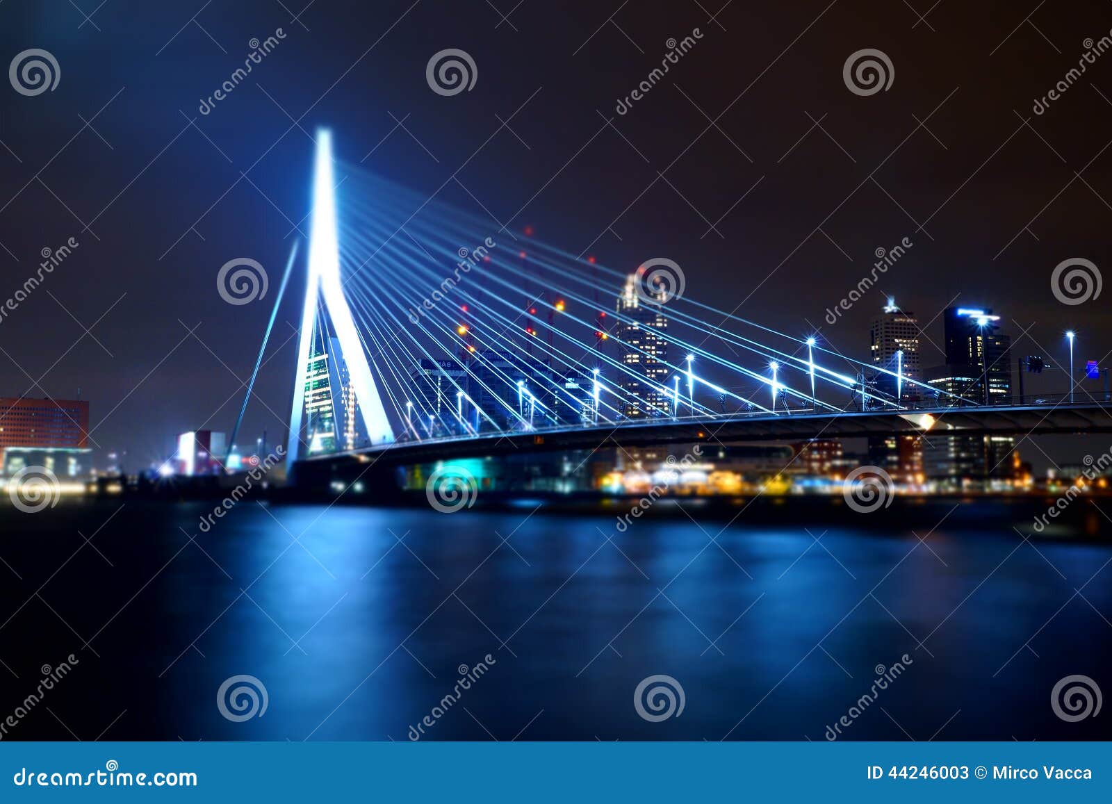 The Erasmusbrug editorial stock photo. Image of architecture - 44246003
