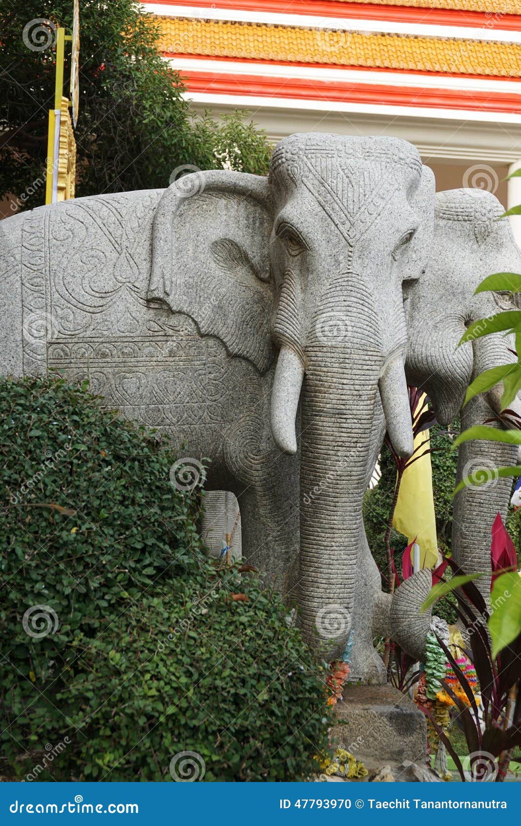 Erawan Elephant Three Elephants Head Statue Photos - Free & Royalty ...