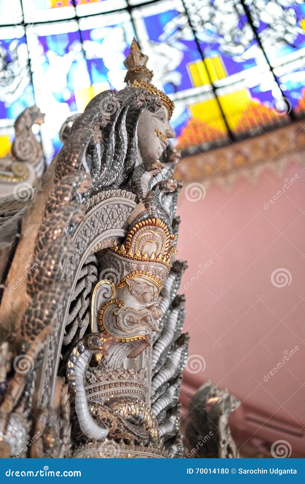 The Erawan Museum Sculpture Sepia Image Royalty-Free Stock Photography ...
