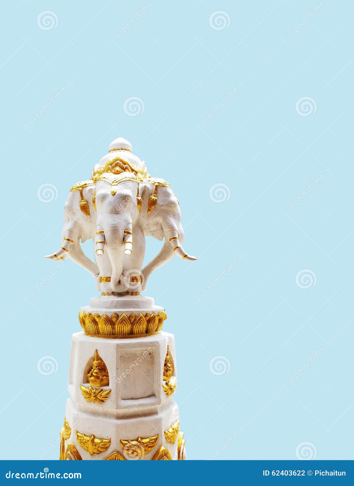 Erawan stock photo. Image of artwork, elephant, hinduism - 62403622