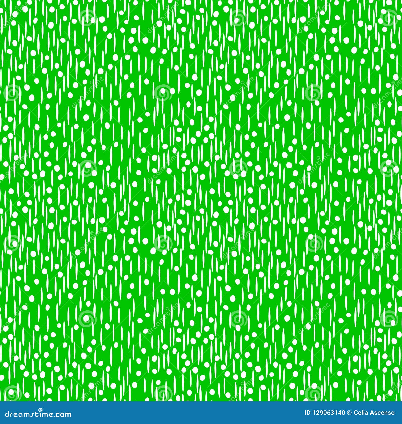 Erba Dots Texture Seamless Pattern Del Prato Inglese Illustrazione di ...