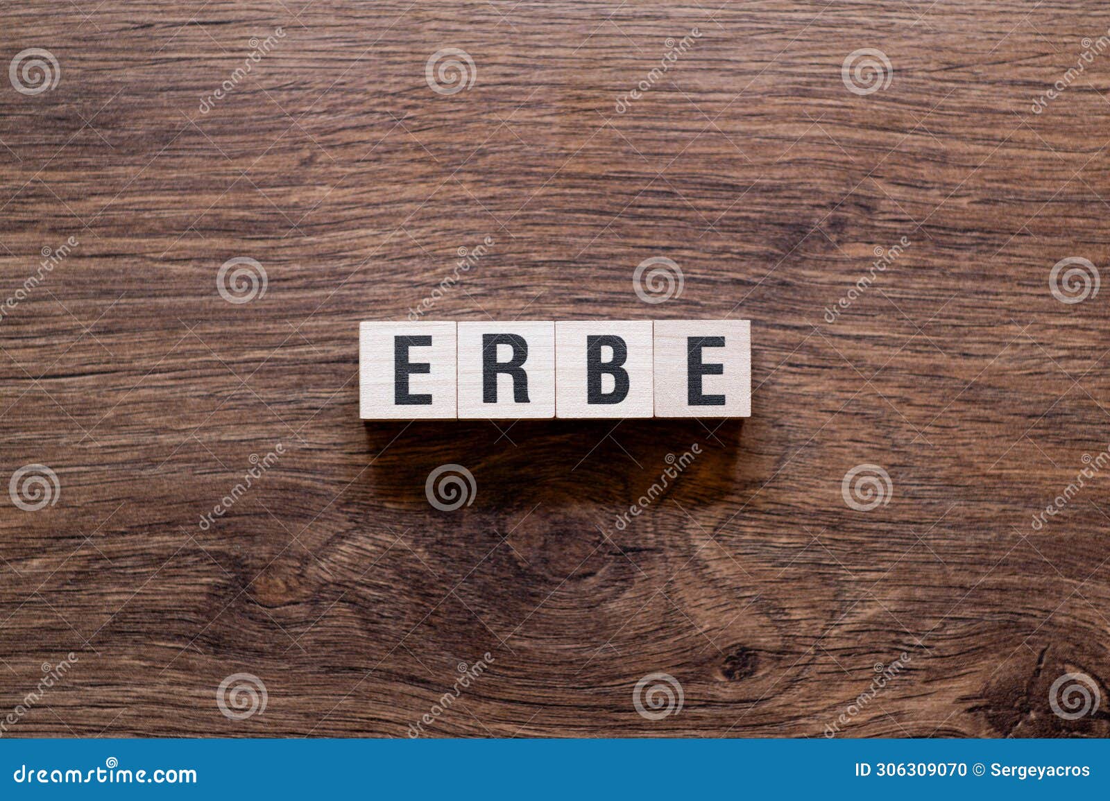 Erbe - Herbal,word Concept on Building Blocks, Text Stock Photo - Image ...