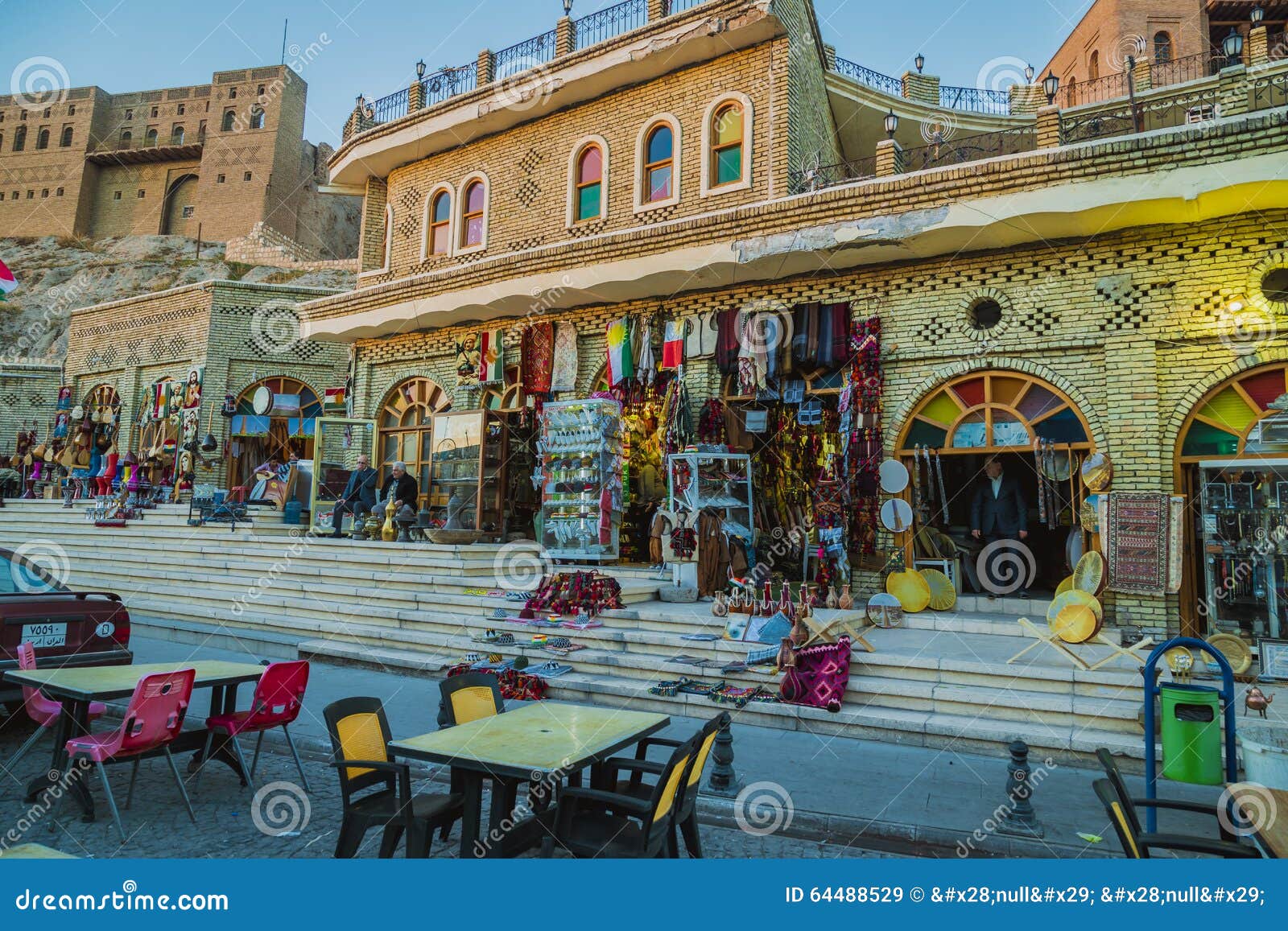 Erbil-Stadt, der Irak redaktionelles stockbild. Bild von kurdisch ...