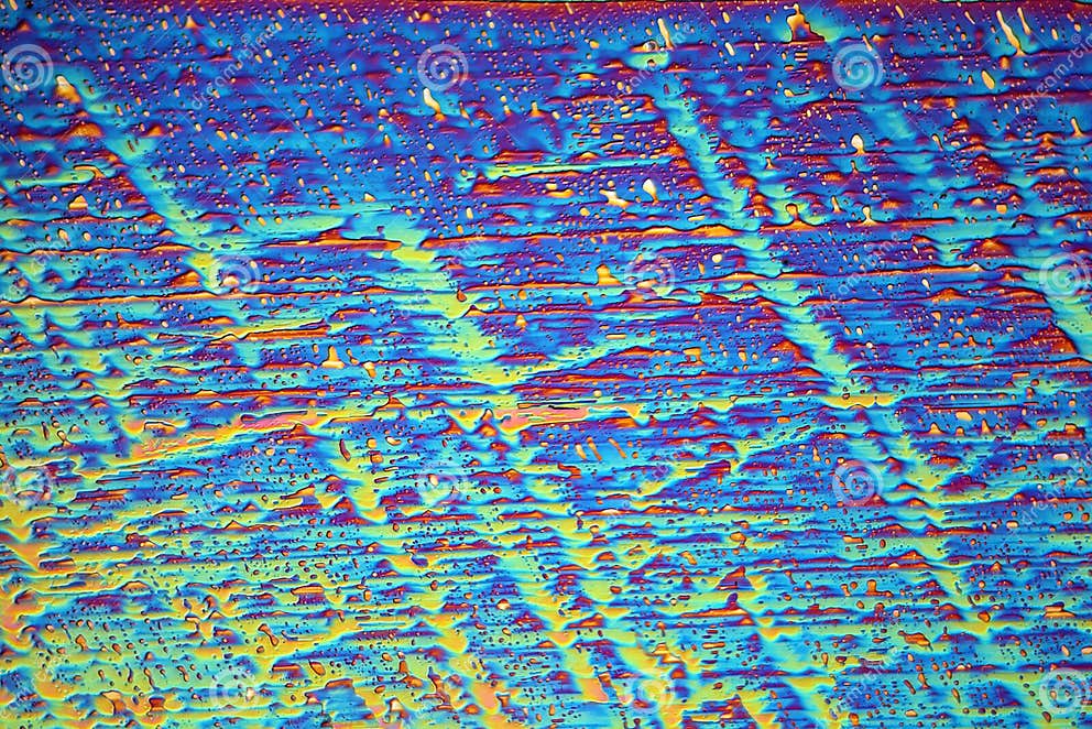 Erbium Nitrate Crystals Under the Microscope Stock Image - Image of ...