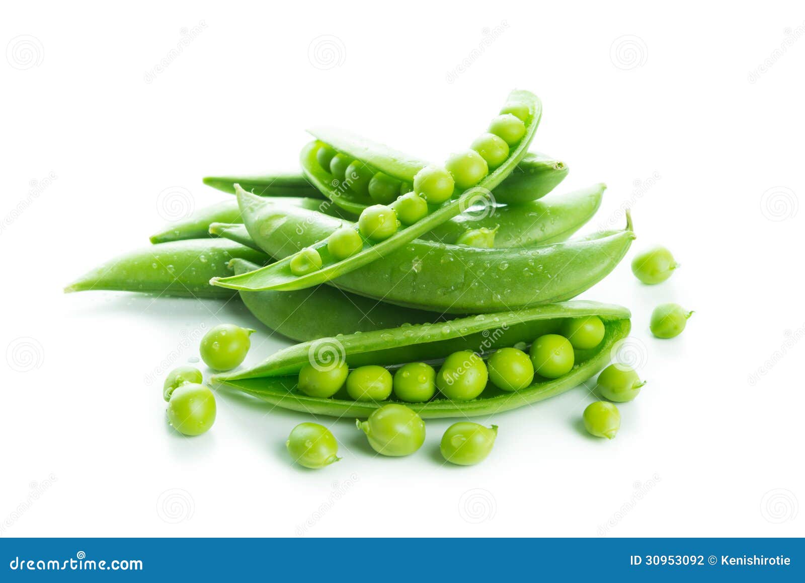 Erbsen stockfoto. Bild von wasser, grün, regentropfen - 30953092