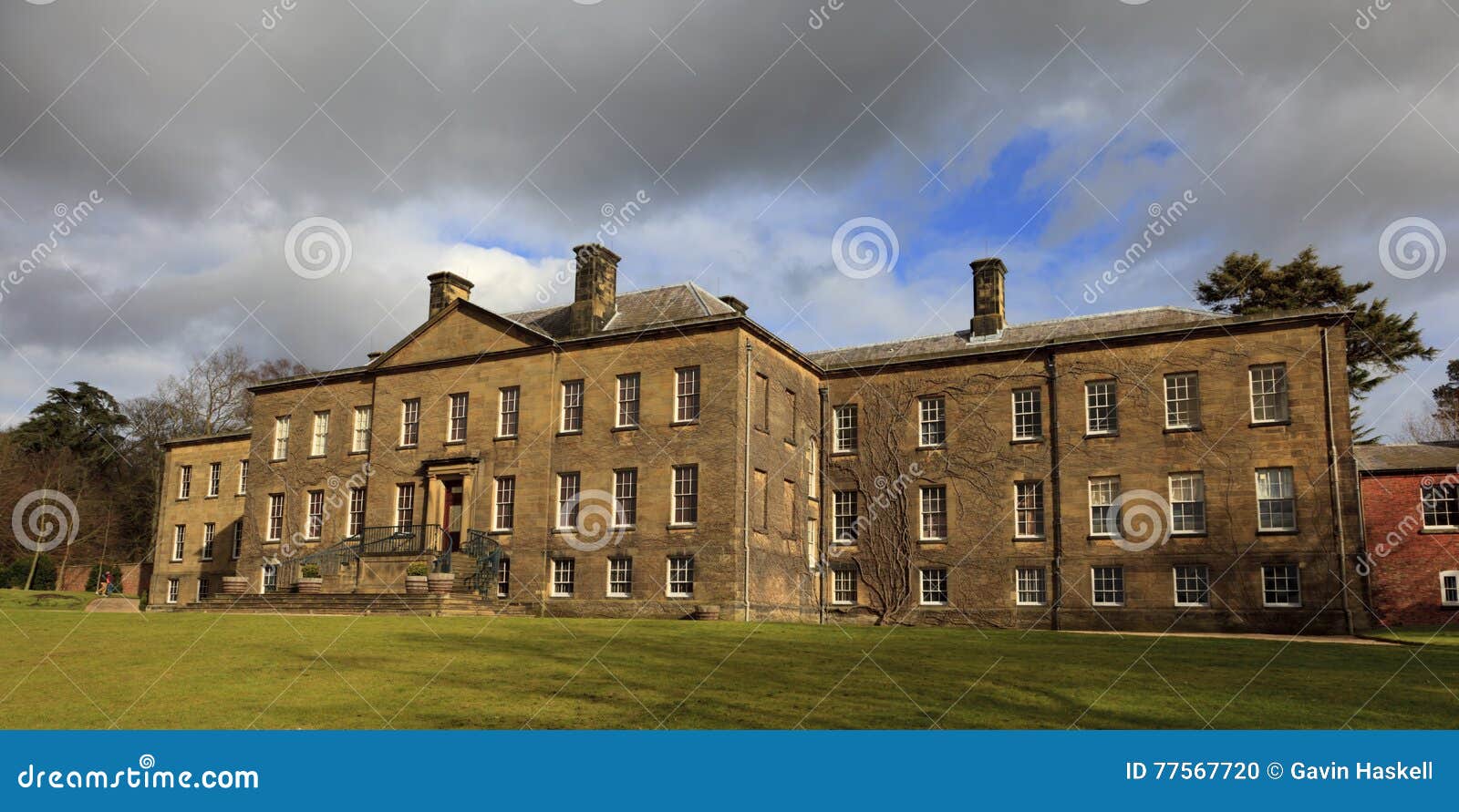 Erddig Hall stock photo. Image of east, ancient, blue - 77567720
