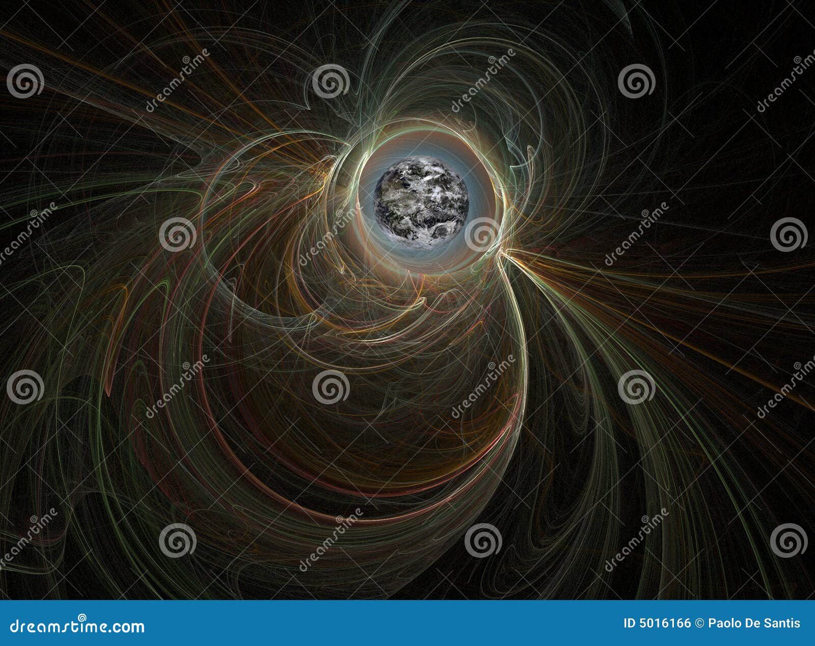 Erde im Loch stock abbildung. Illustration von mathematik - 5016166