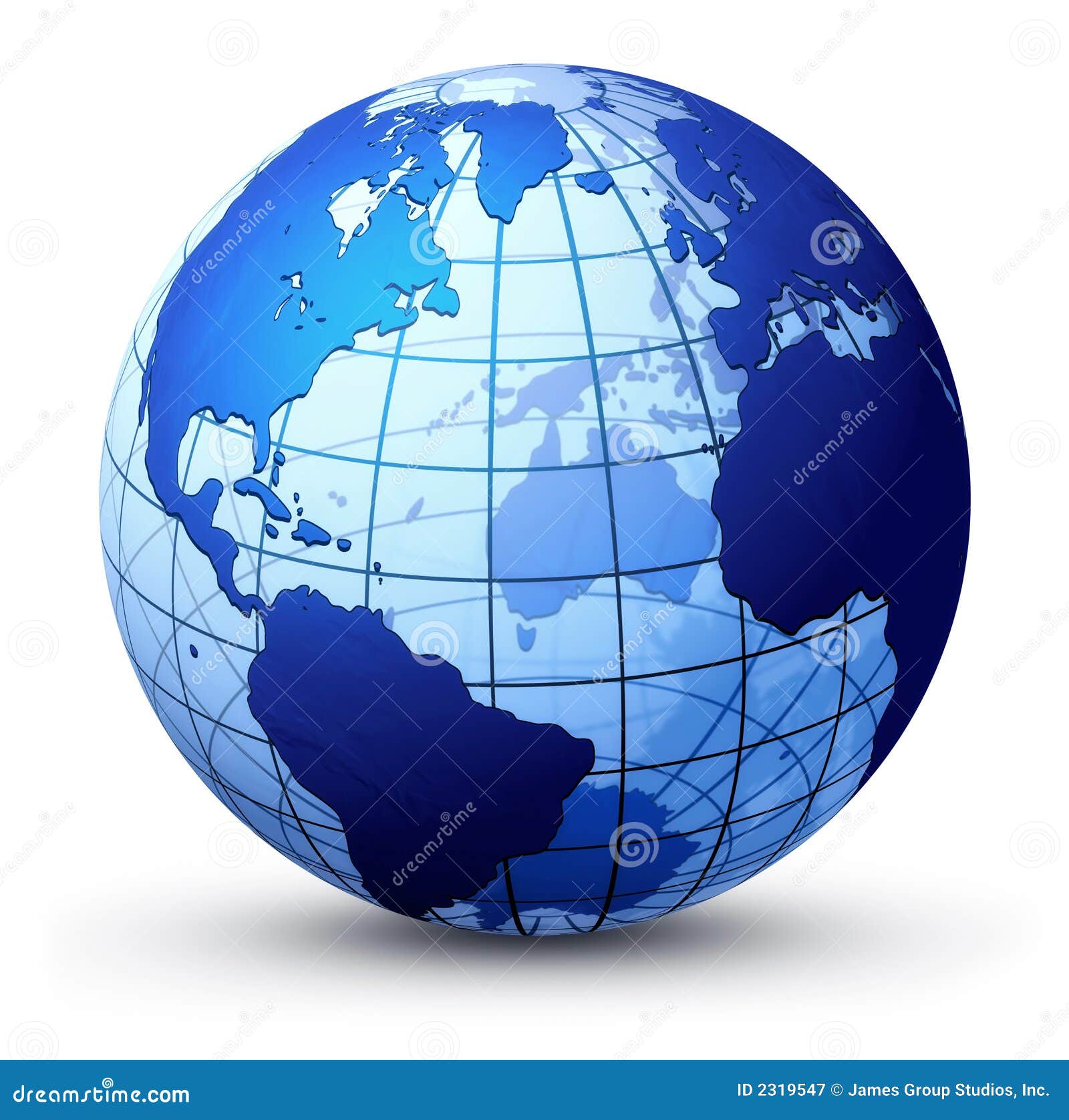 Erde-Kugel stock abbildung. Illustration von digital, feld - 2319547