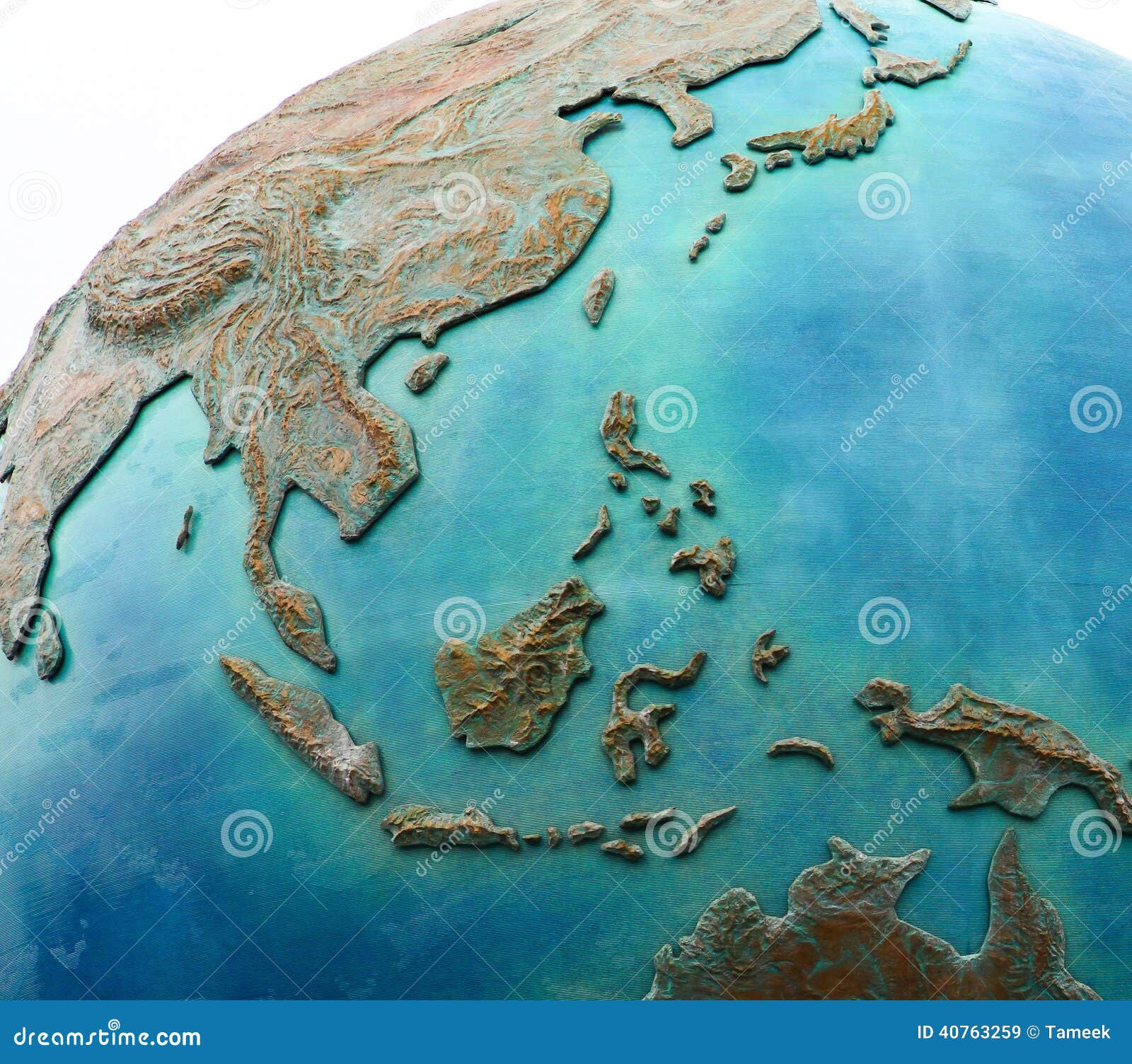 Erde Map stockbild. Bild von indonesien, abbildung, meer - 40763259