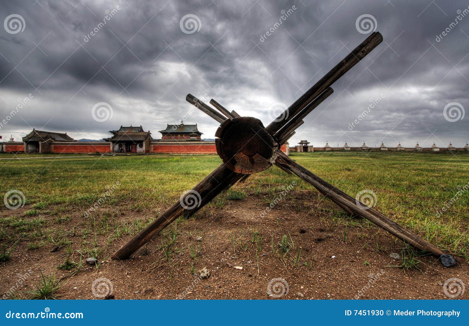 Erdene Zuu Monastery stock photo. Image of erdene, chinese - 7451930