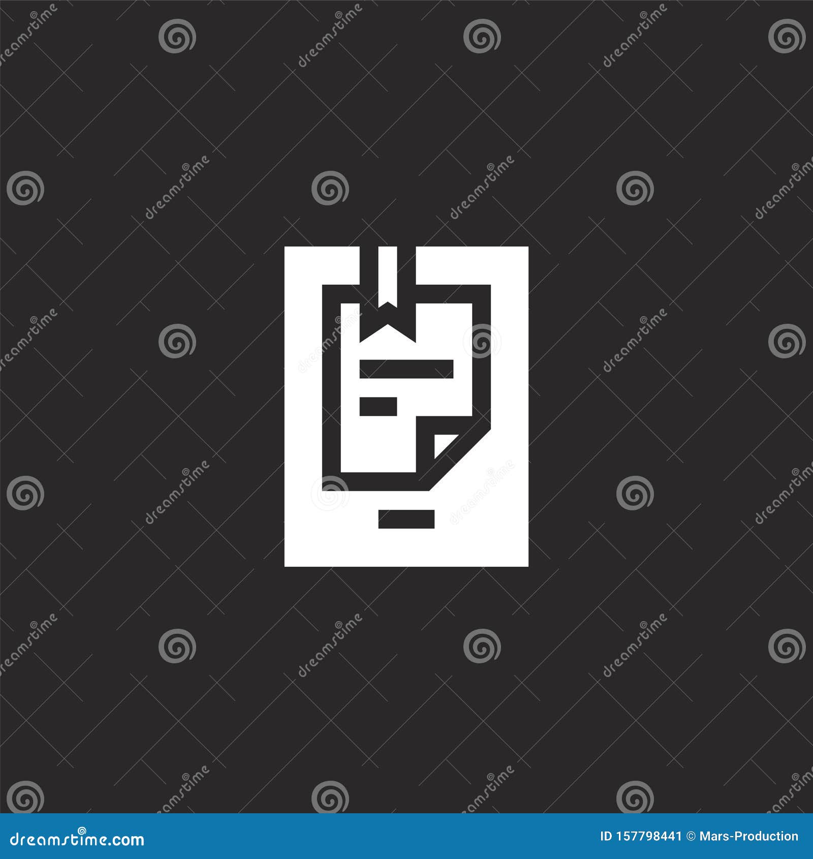 EReader Icon Vector Isolated On White Background, Logo Concept O ...