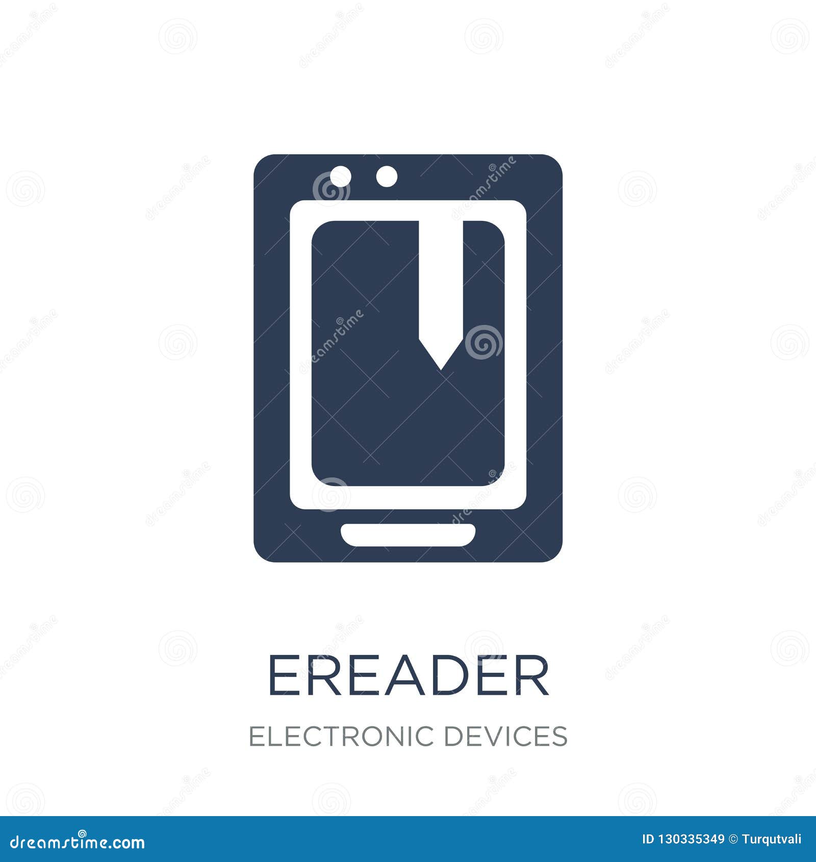 EReader Icon Vector Isolated On White Background, Logo Concept O ...