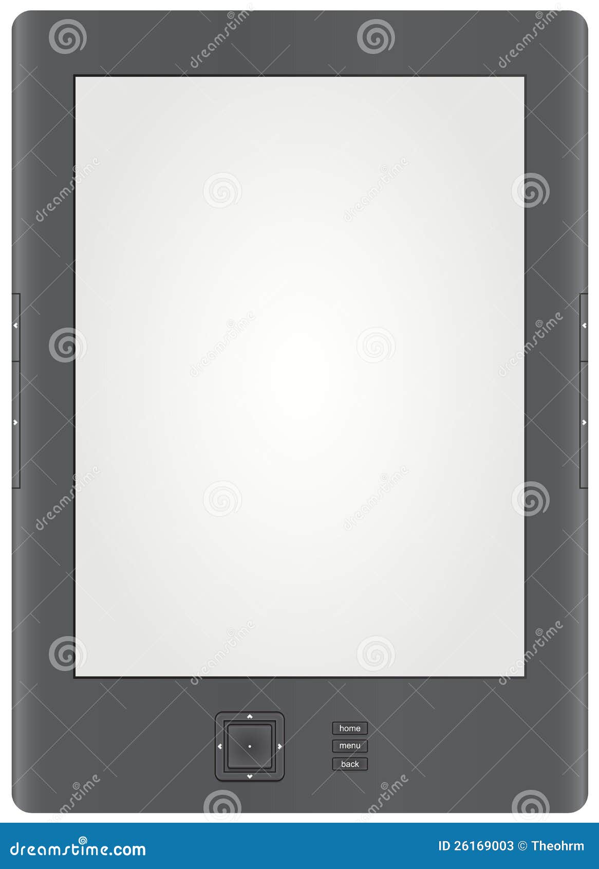 Ereader Illustration stock vector. Illustration of generic - 26169003