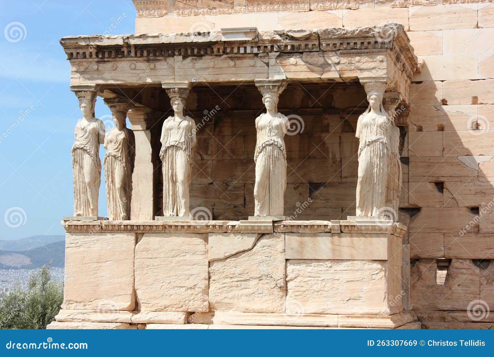 Erechtheion or Erechtheum Temple, Caryatid Porch on the Acropolis in ... Erechtheion or Erechtheum Temple, Caryatid Porch on the Acropolis in ...