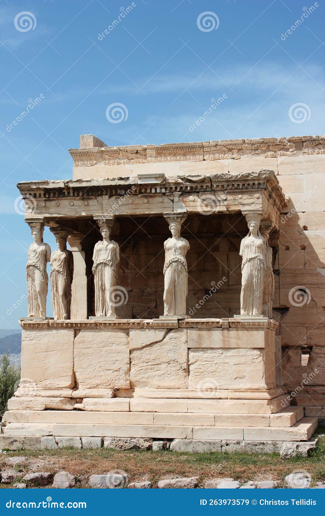 Erechtheion or Erechtheum Temple, Caryatid Porch on the Acropolis in ... Erechtheion or Erechtheum Temple, Caryatid Porch on the Acropolis in ...