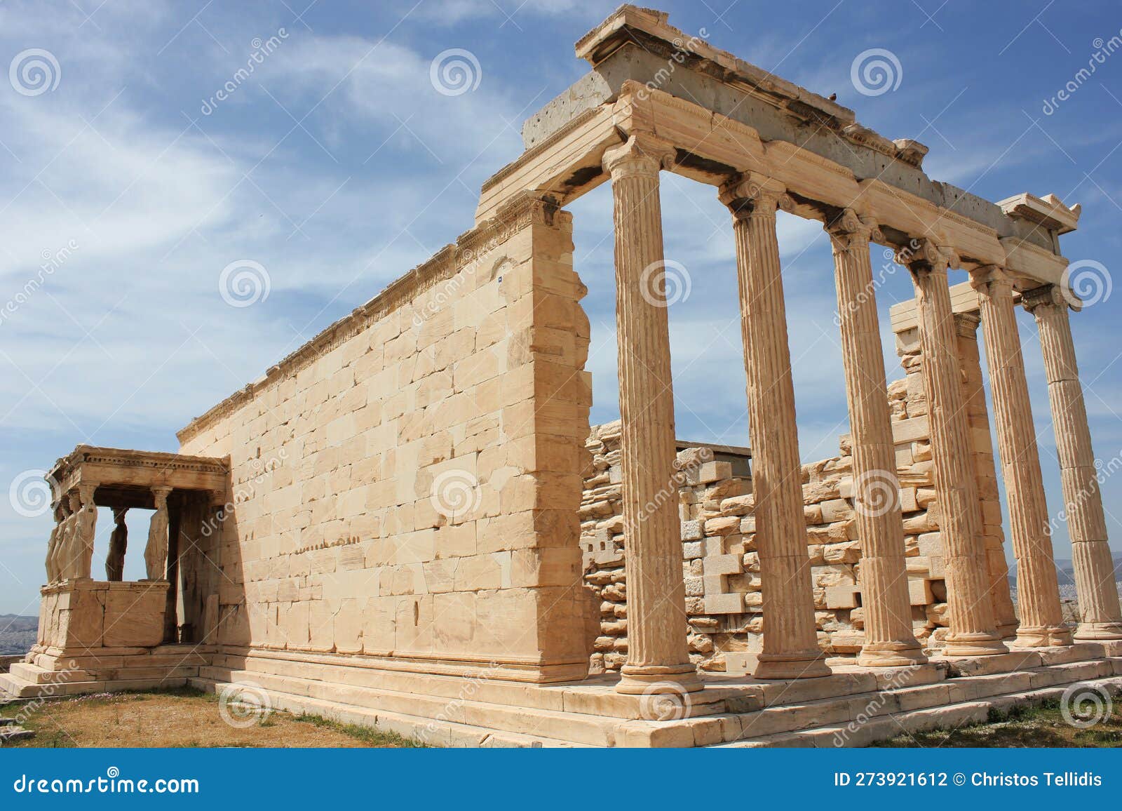 Erechtheion or Erechtheum Temple, Caryatid Porch on the Acropolis in ... Erechtheion or Erechtheum Temple, Caryatid Porch on the Acropolis in ...