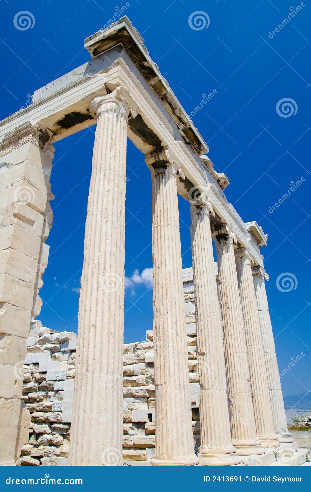 The Erechtheion: Ionic Columns Picture. Image: 2413691