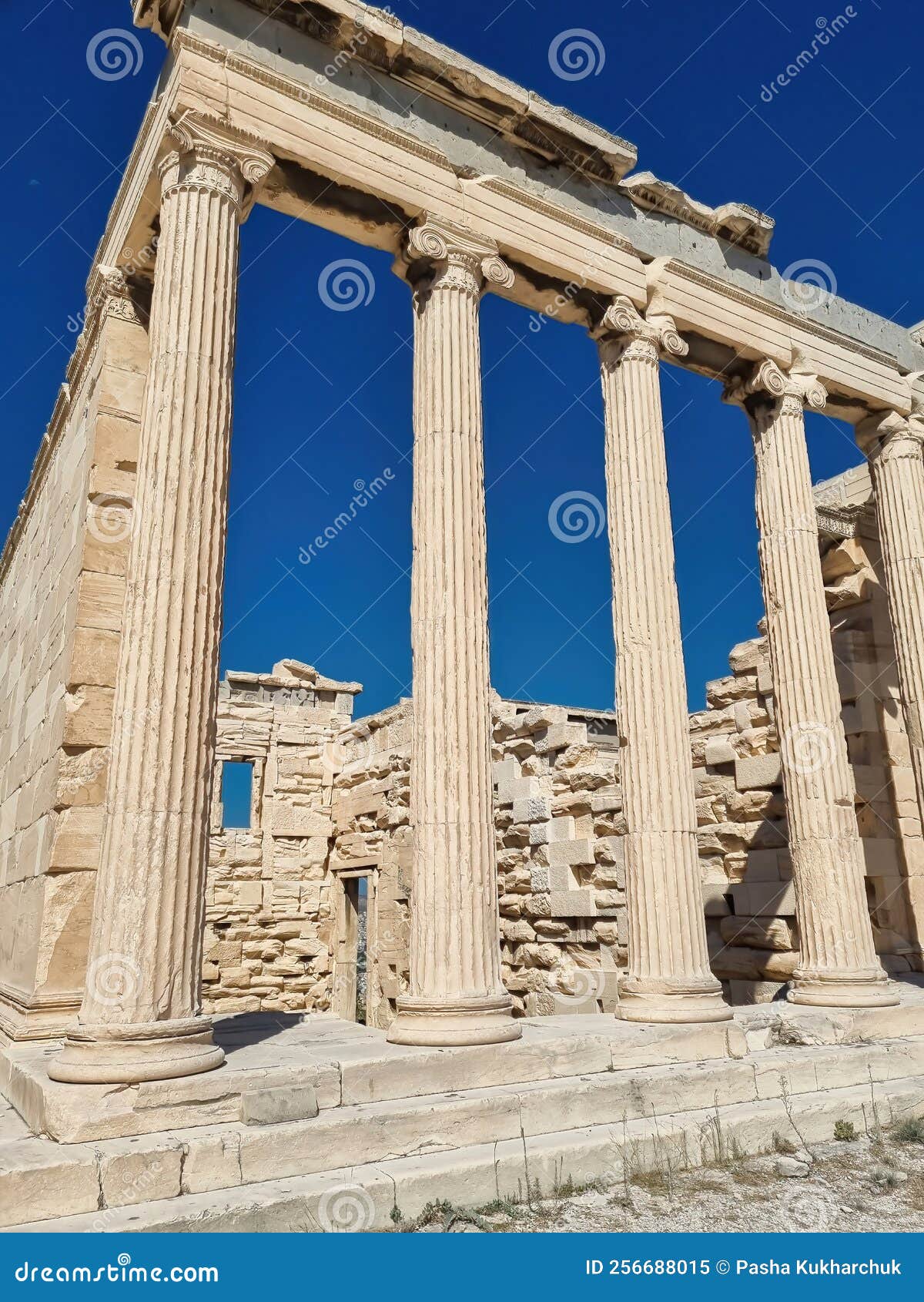 Ancient Erechtheion Temple with Caryatid Porch on Acropolis, Athens ... Ancient Erechtheion Temple with Caryatid Porch on Acropolis, Athens ...