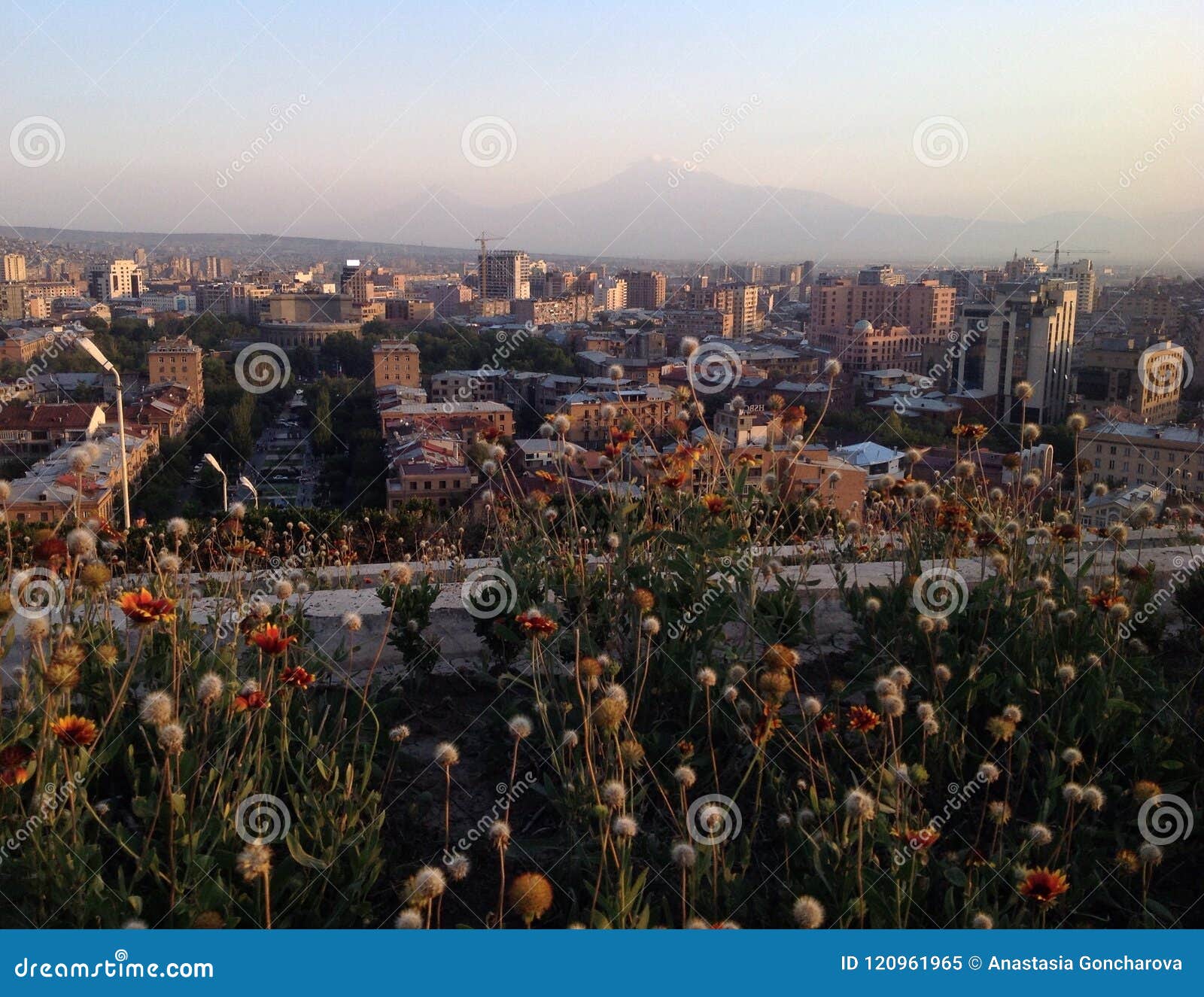 Erevan stock image. Image of cascade, ararat, summer - 120961965