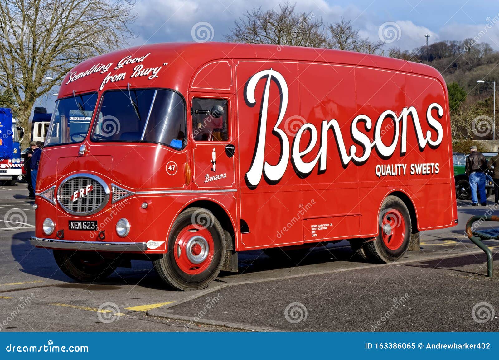 A 1959 ERF KV Classic Commercial Lorry Editorial Image - Image of ...